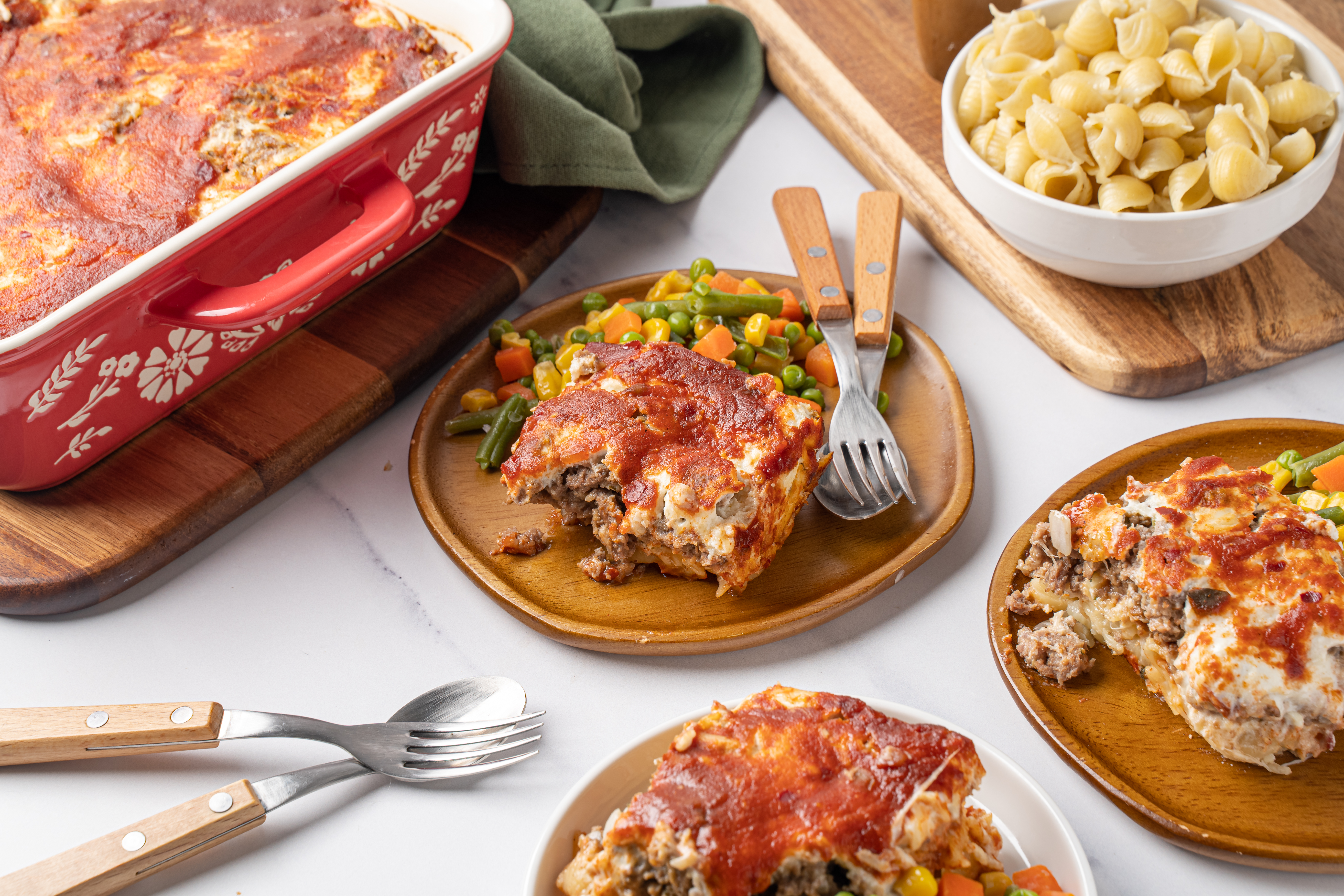 Leftover Meatloaf Casserole