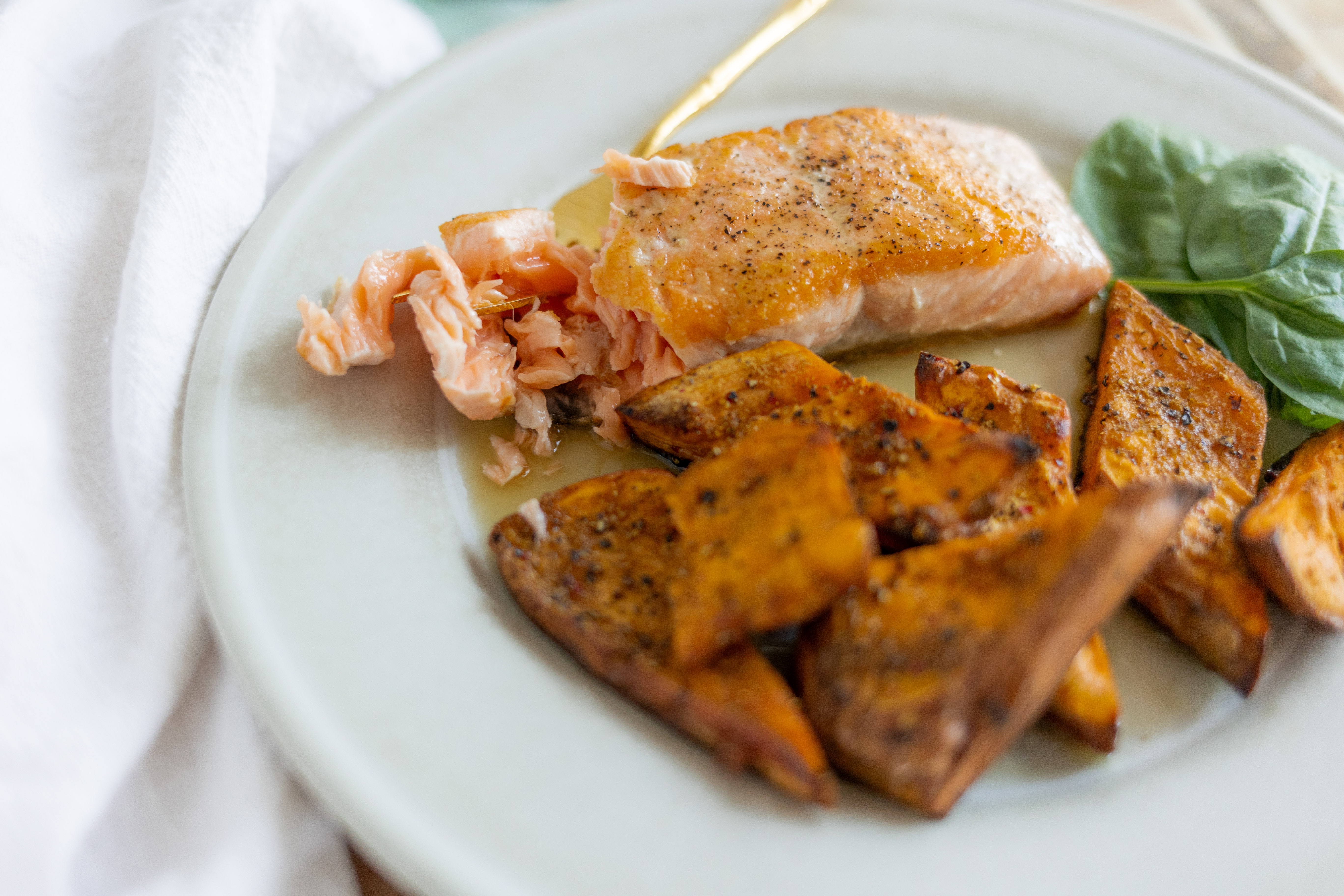 Spooky Seared Salmon