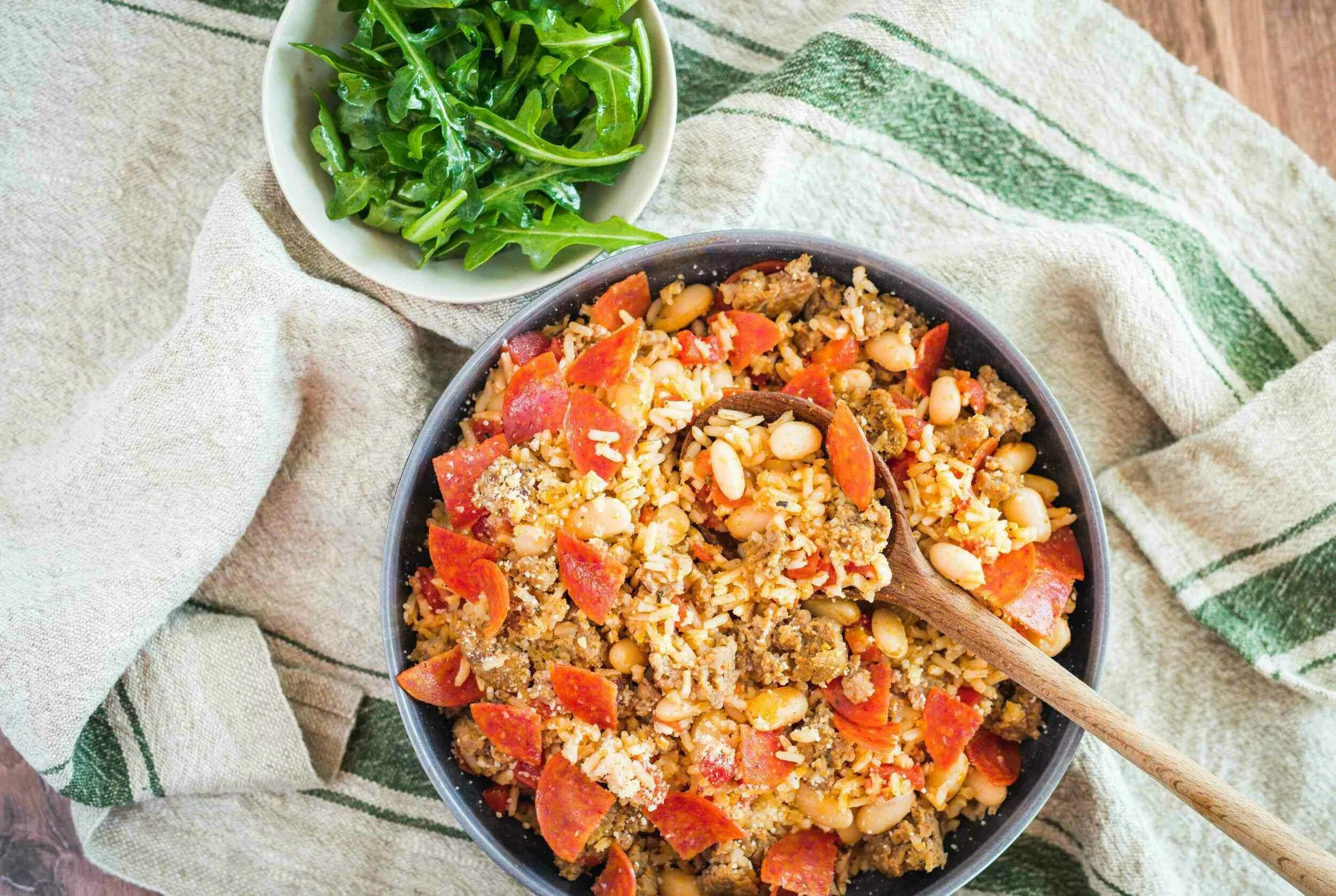 Pizza Rice Skillet