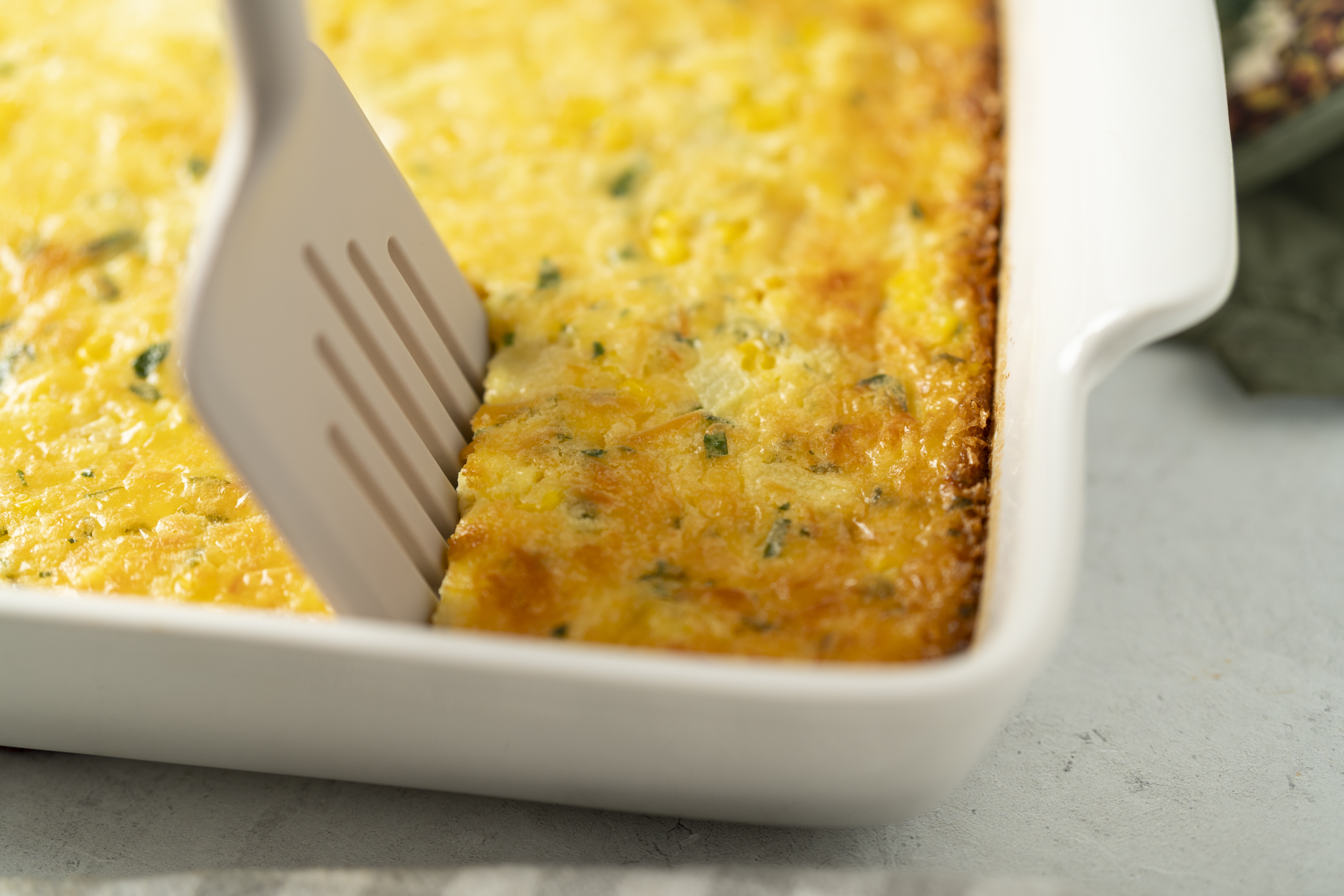 3 Cheese Corn Pudding | Mama's Cooking