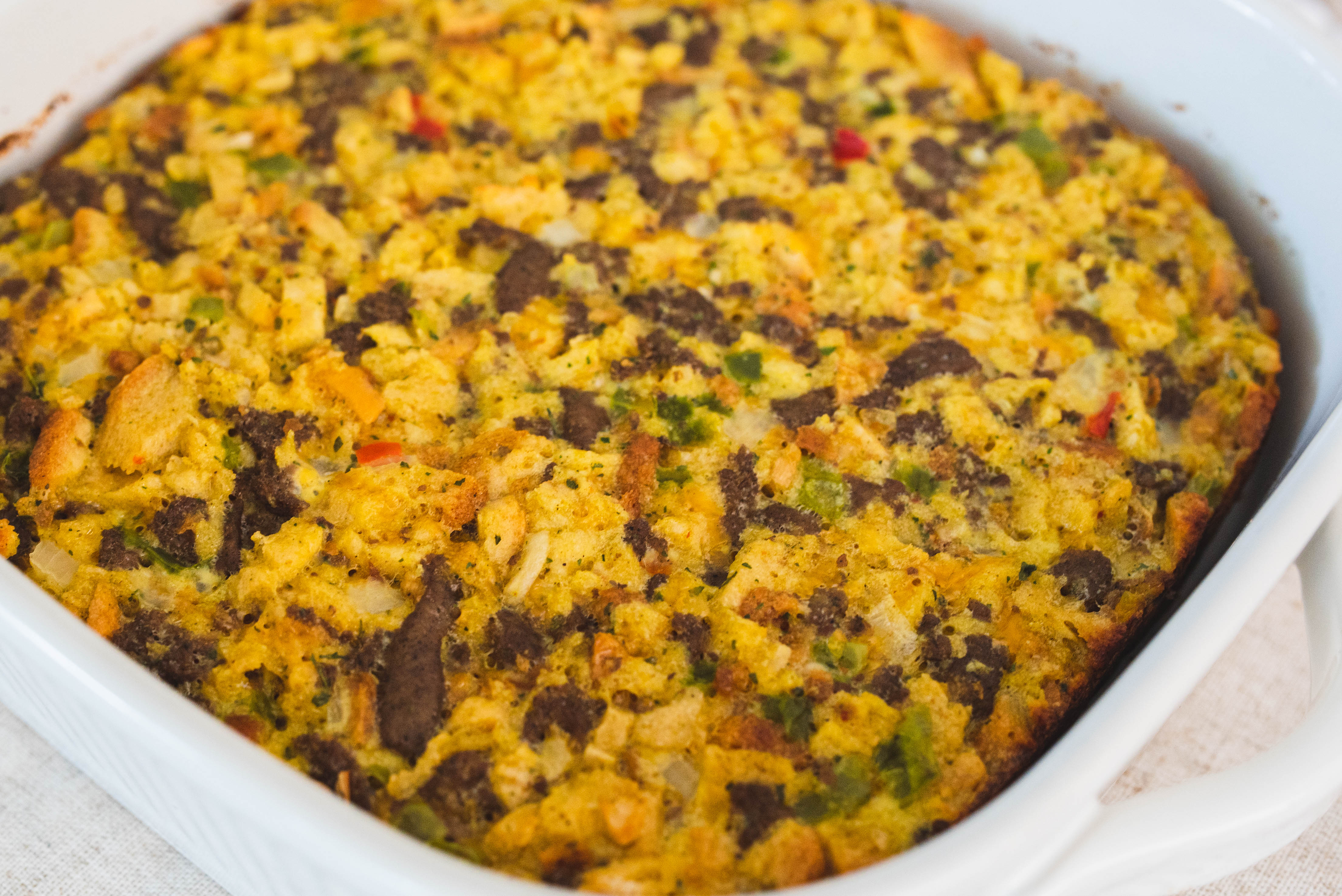 Breakfast Stuffing Bake