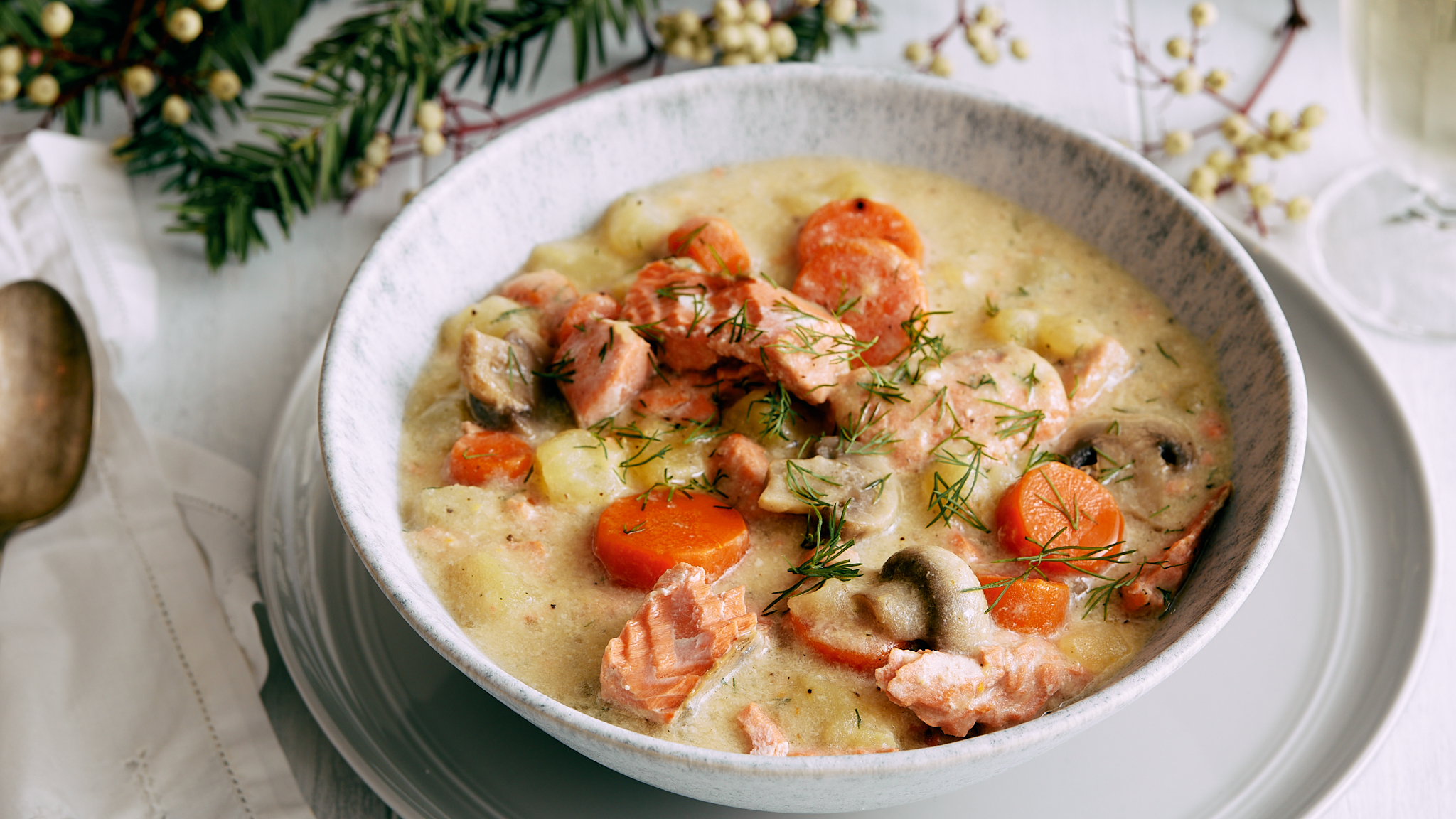 Fancy Christmas Day Soup