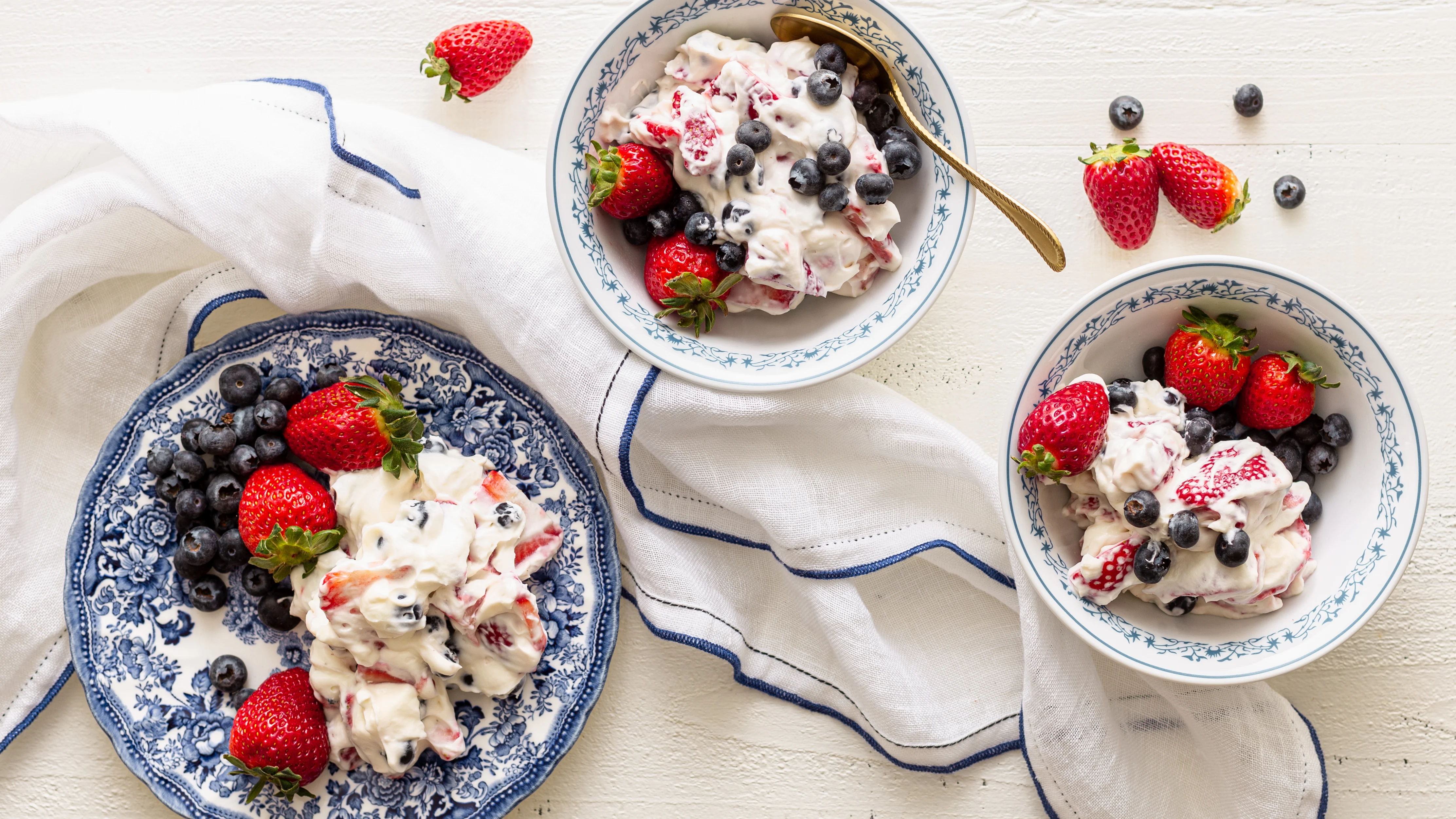 Twin Berry Fluff Salad