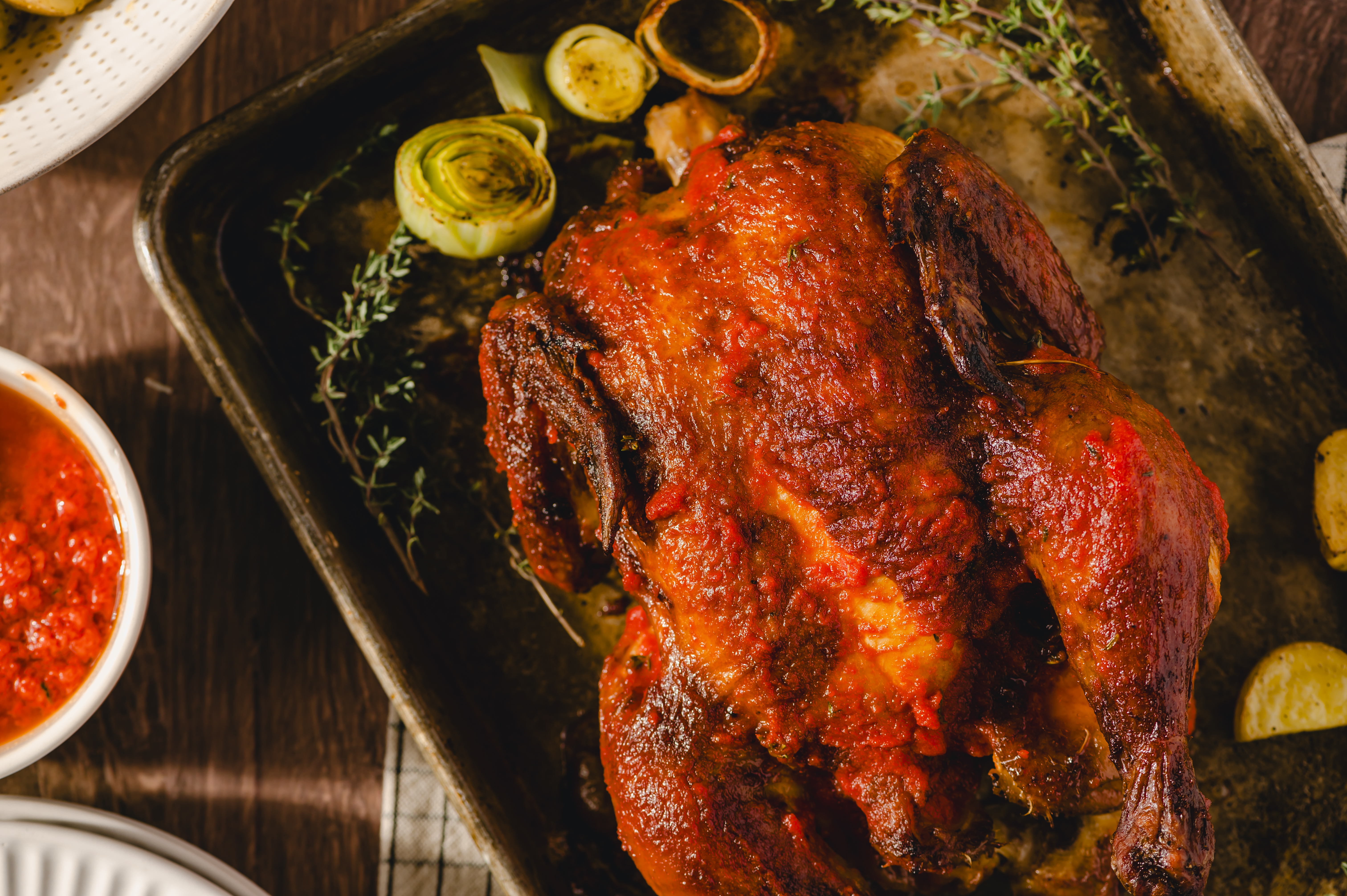 Saucy Roasted Chicken