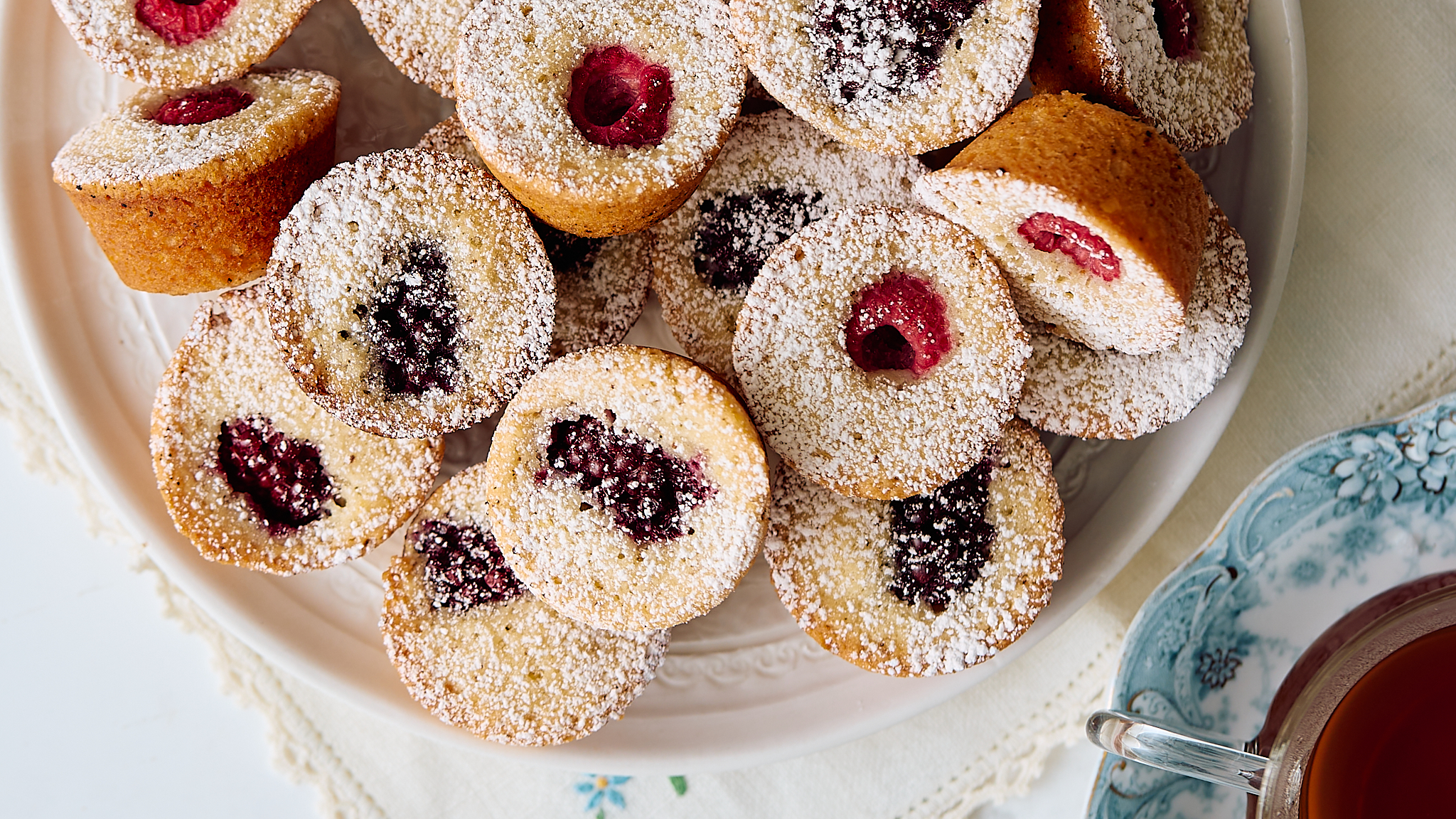 Brown Butter Berry Tea Cakes