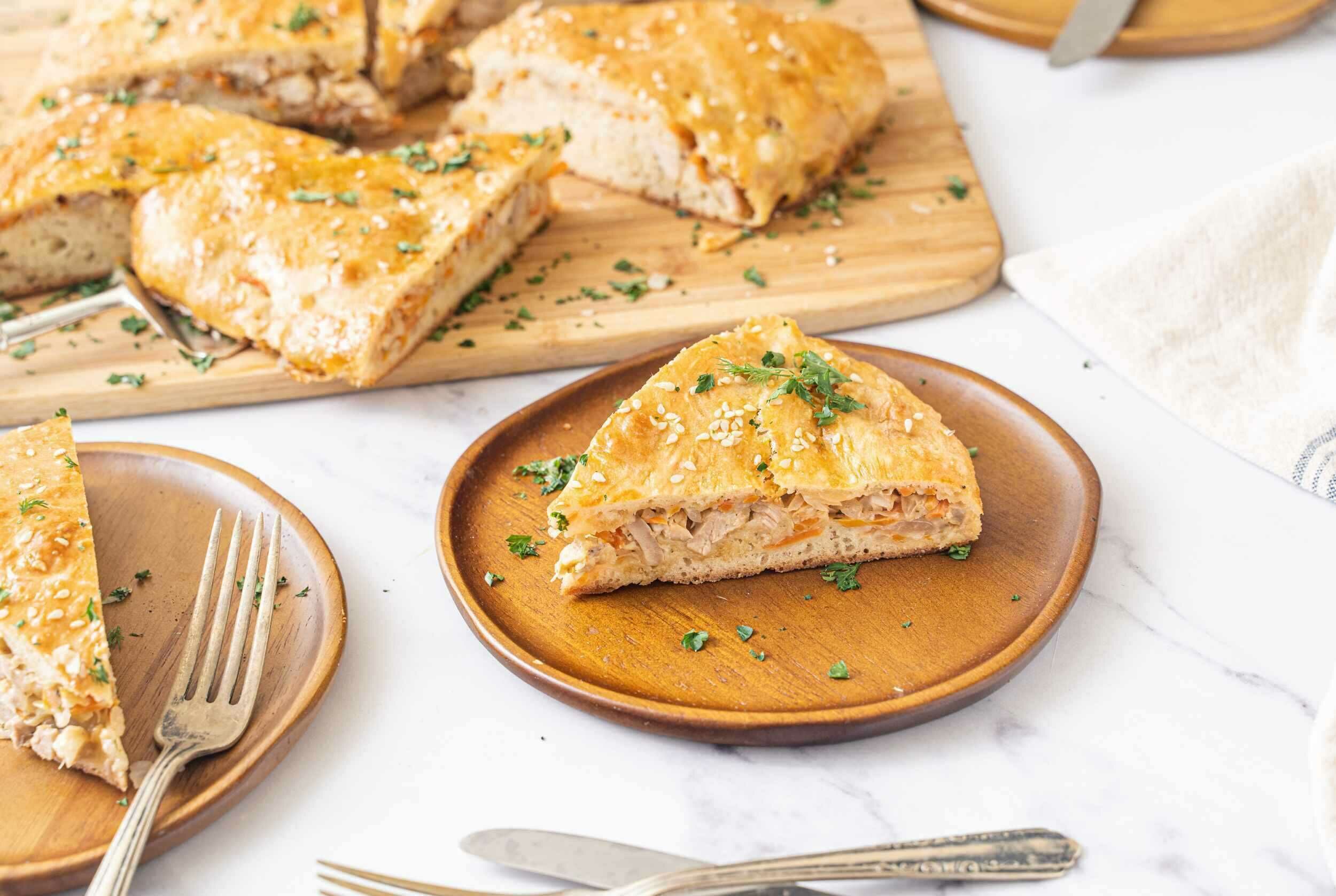 Savory Chicken Cabbage Pirog