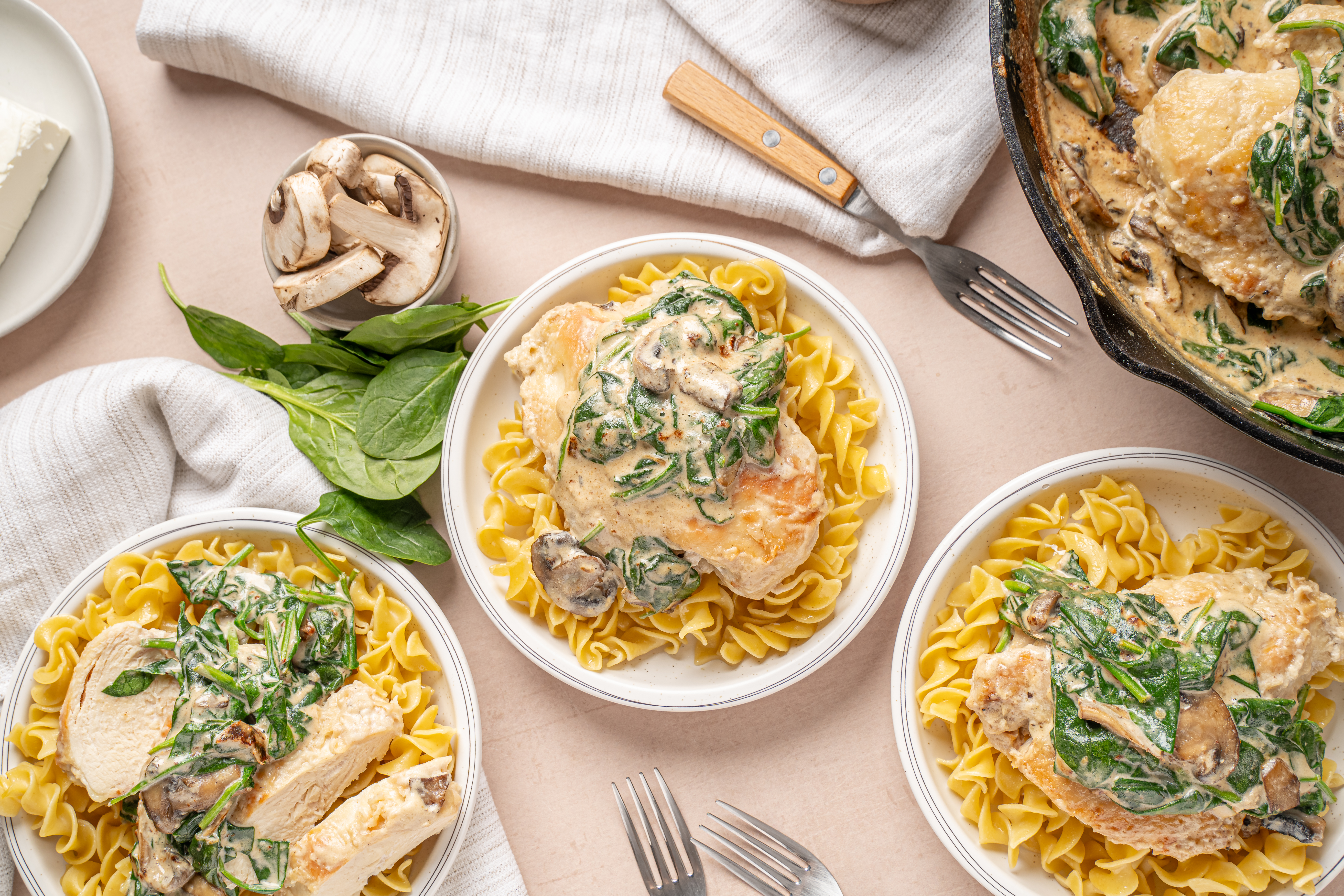 Easy Creamy Spinach Chicken