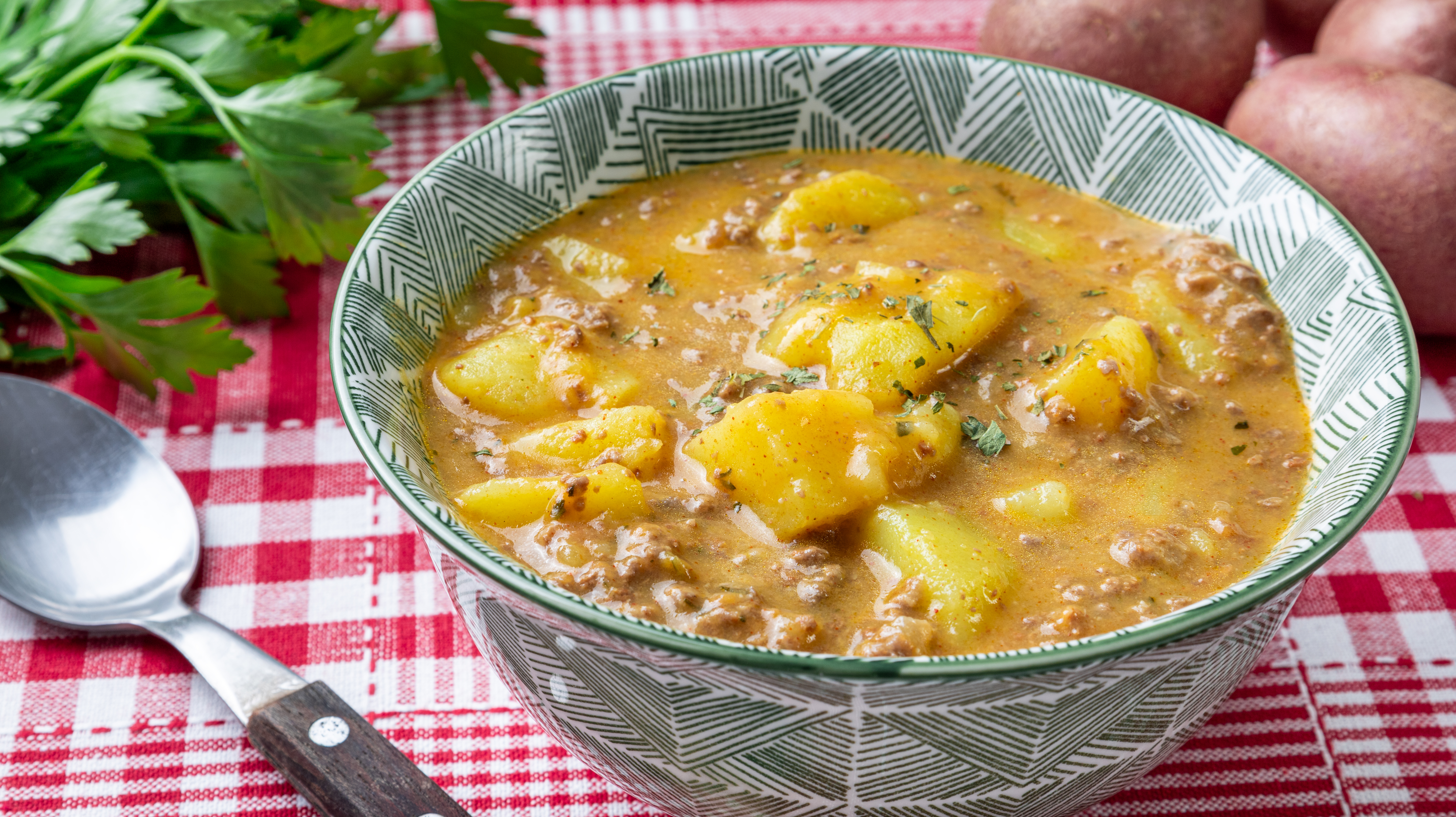 Cold Night Cheeseburger Soup