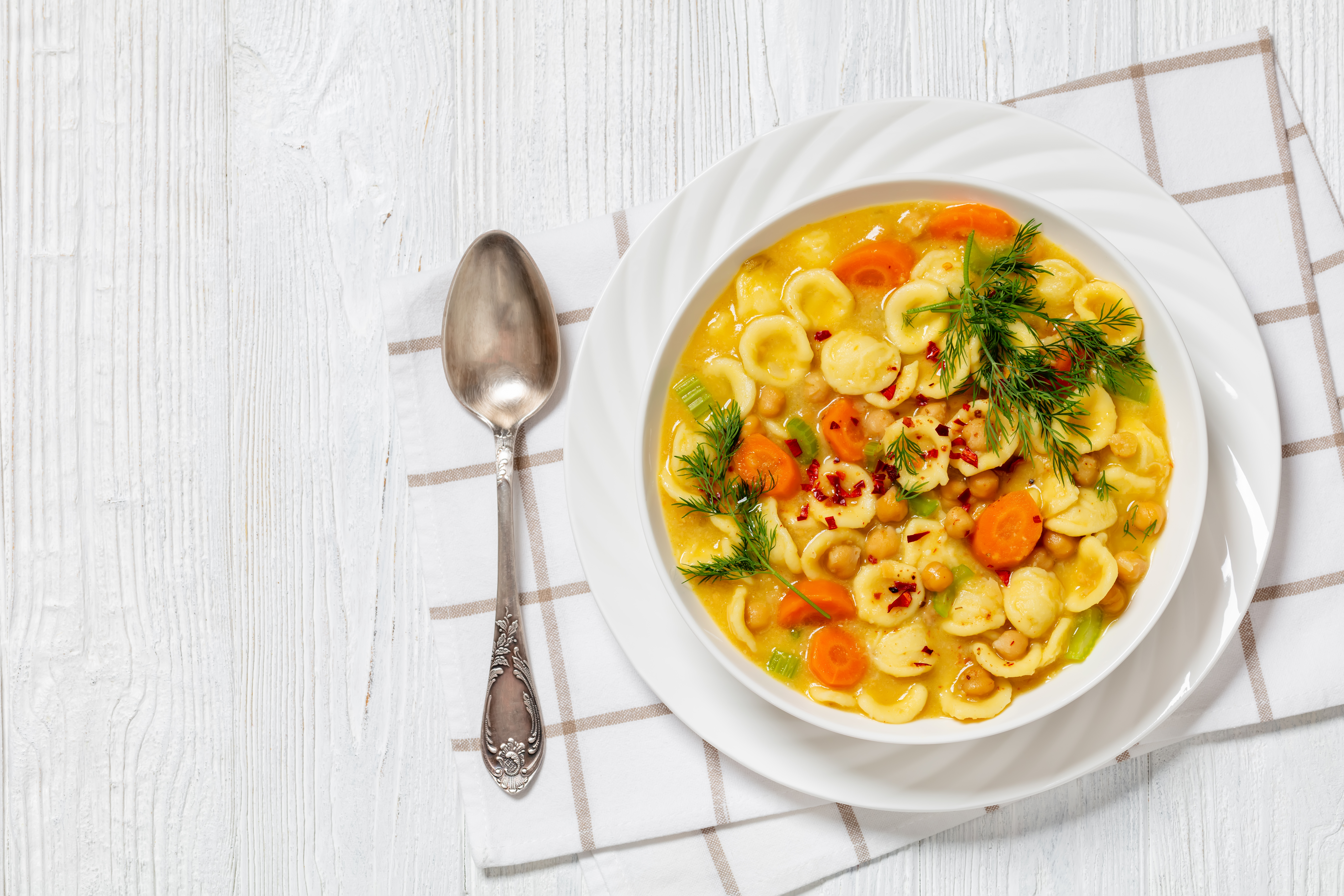 Comfy Chickpea Noodle Soup | Mama's Cooking