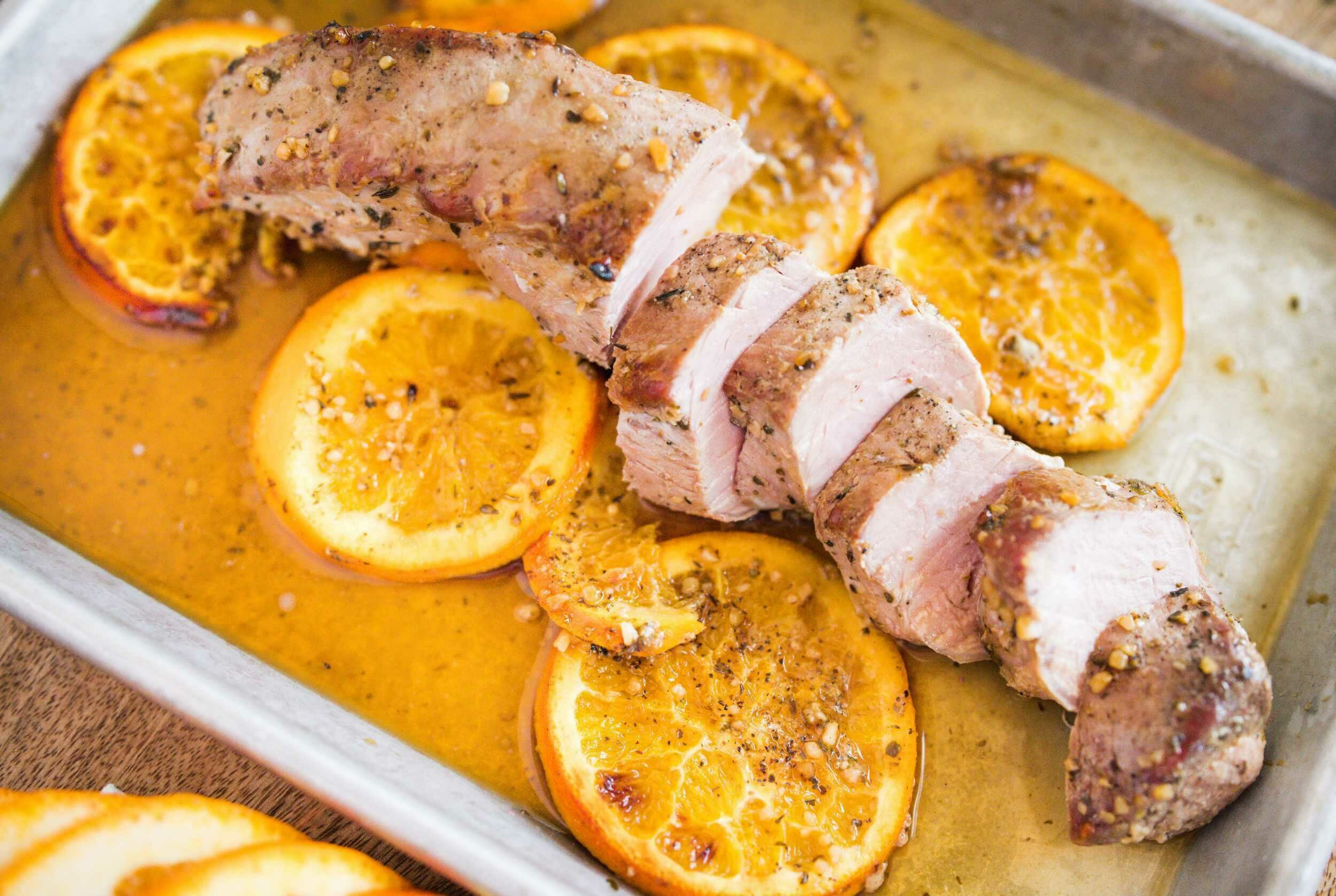 Orange Glazed Pork Tenderloin