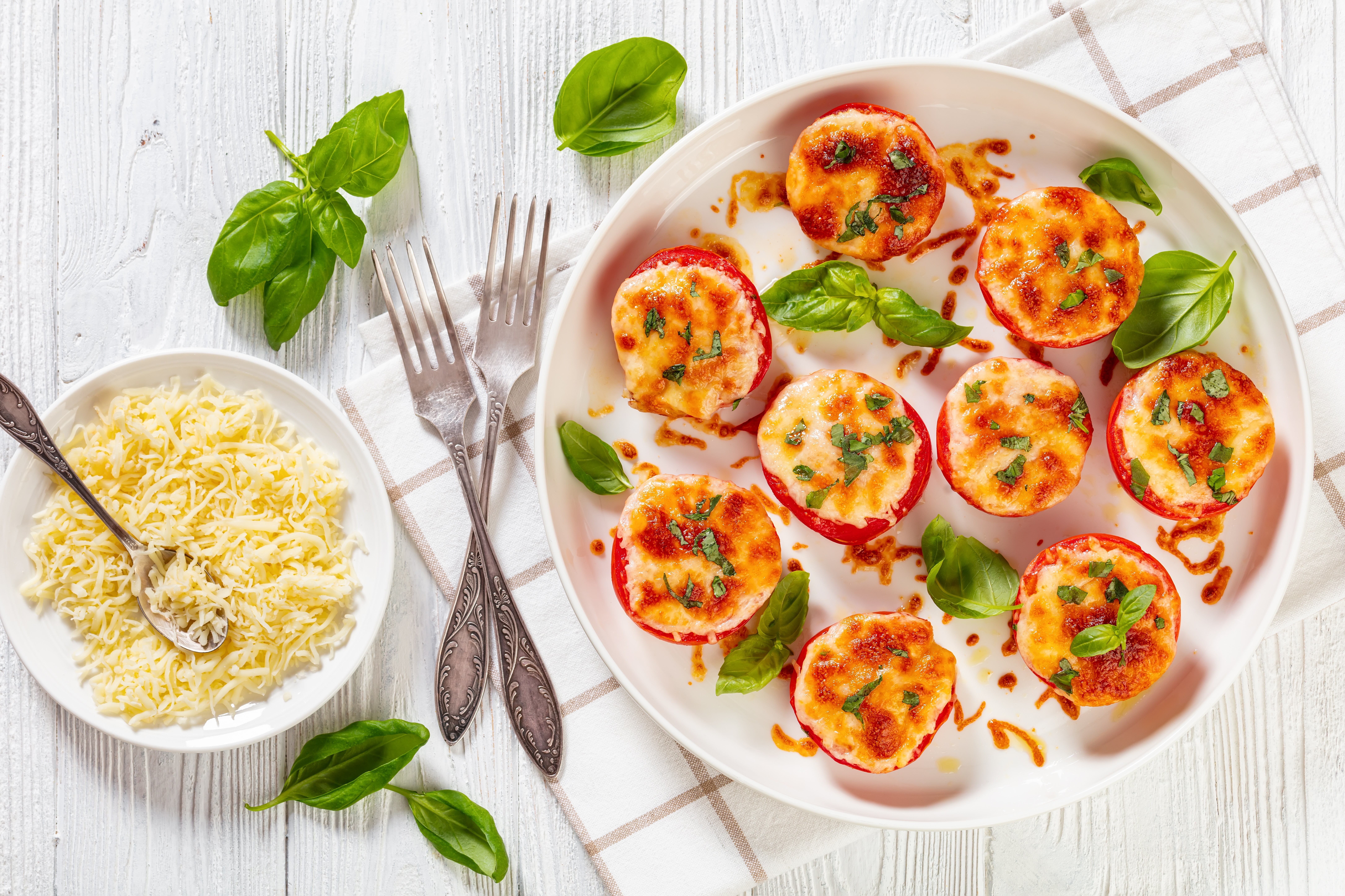 Cheesy Roasted Tomatoes