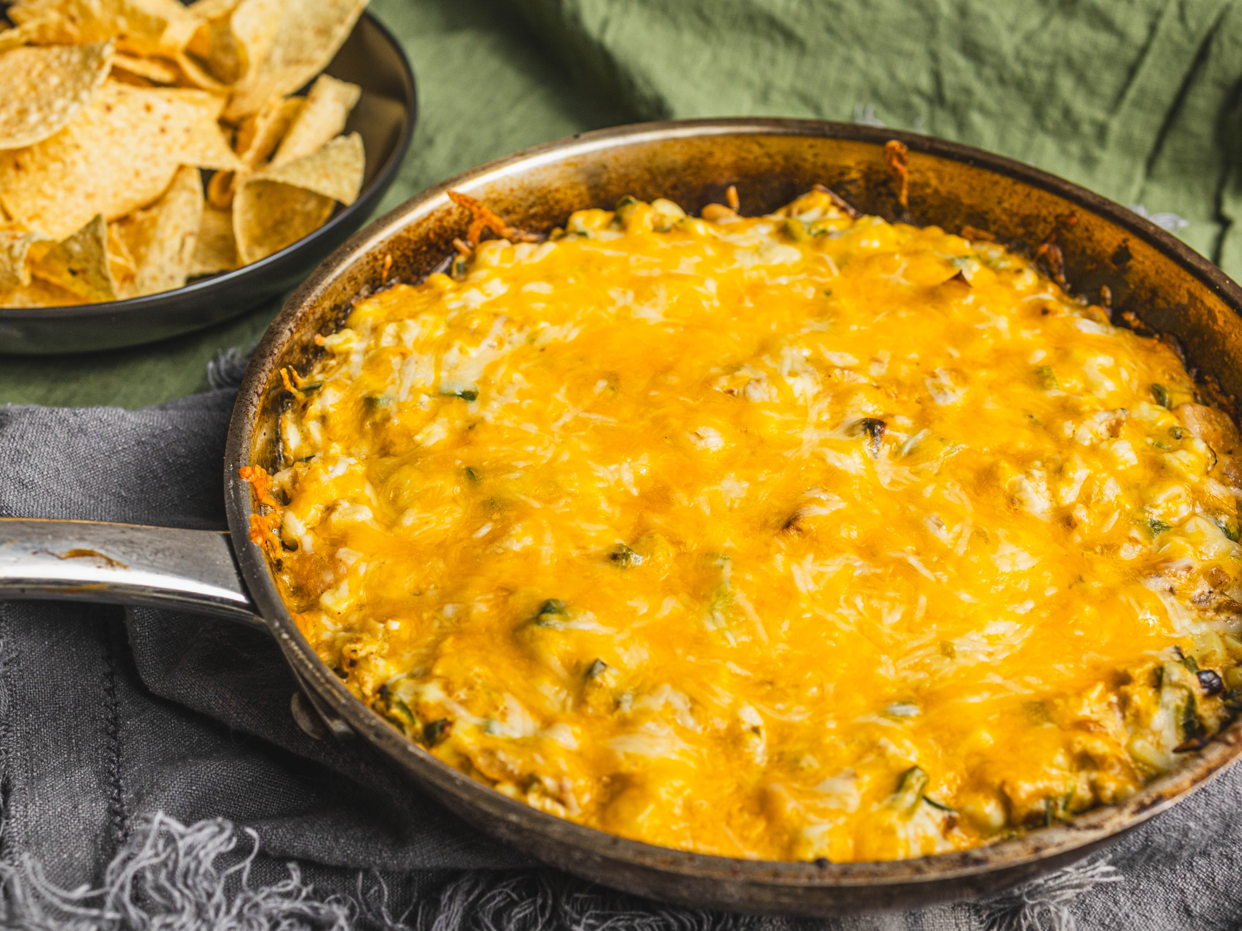 White Chicken Chili Corn Dip