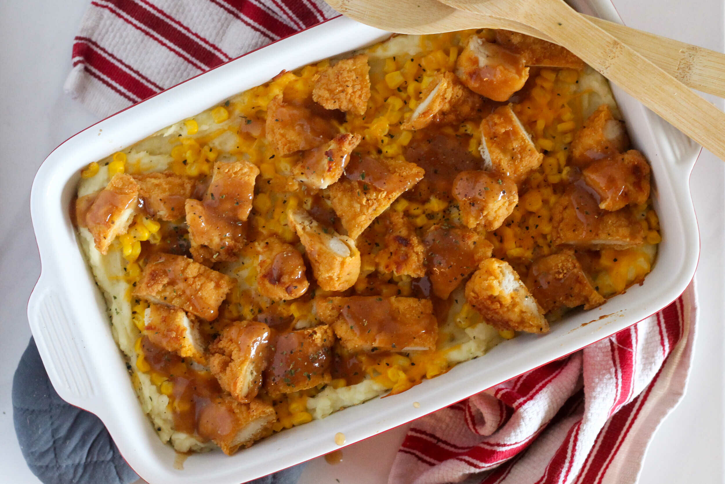 Mashed Chicken Casserole