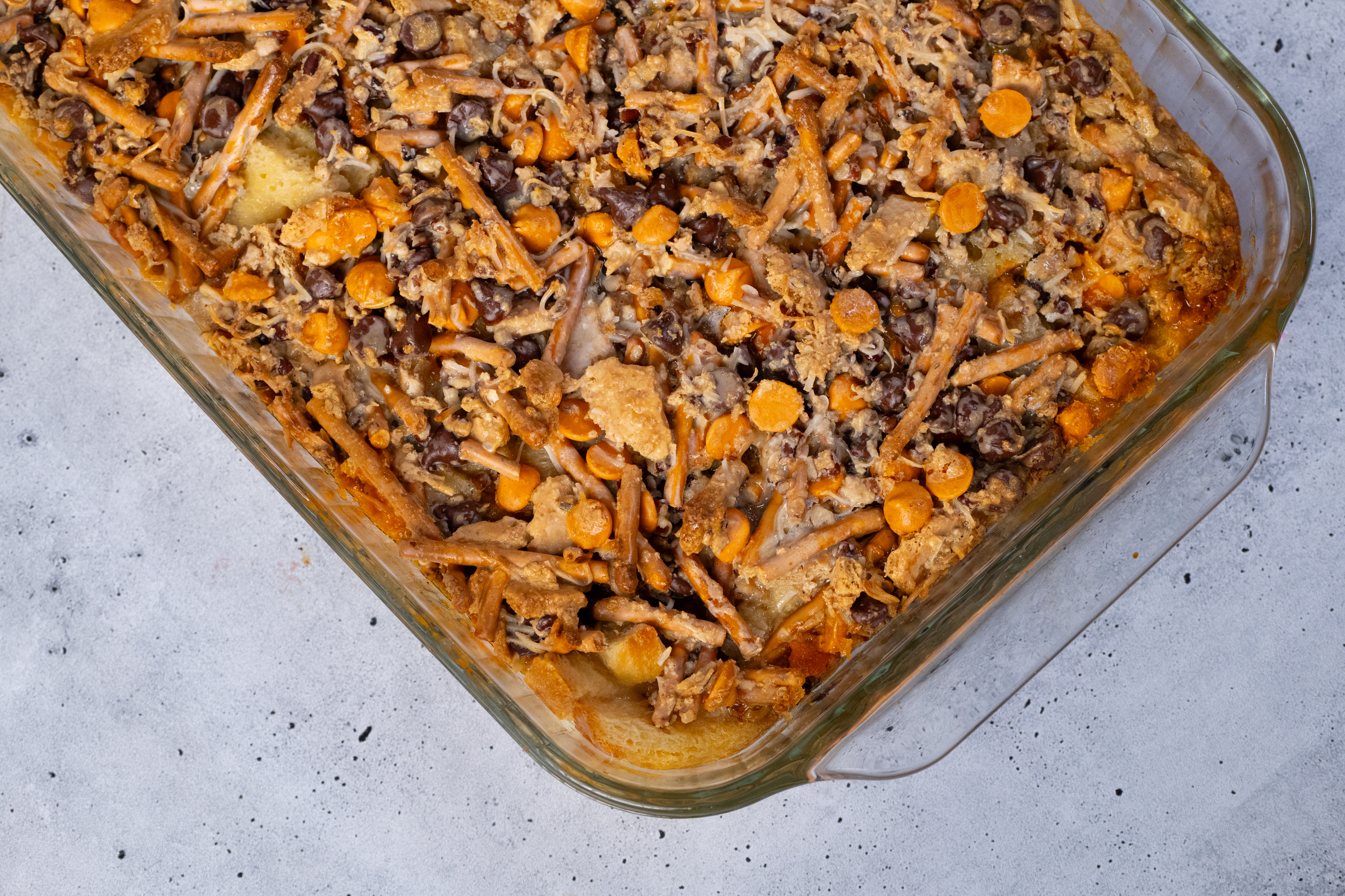 Texas Trash Bread Pudding