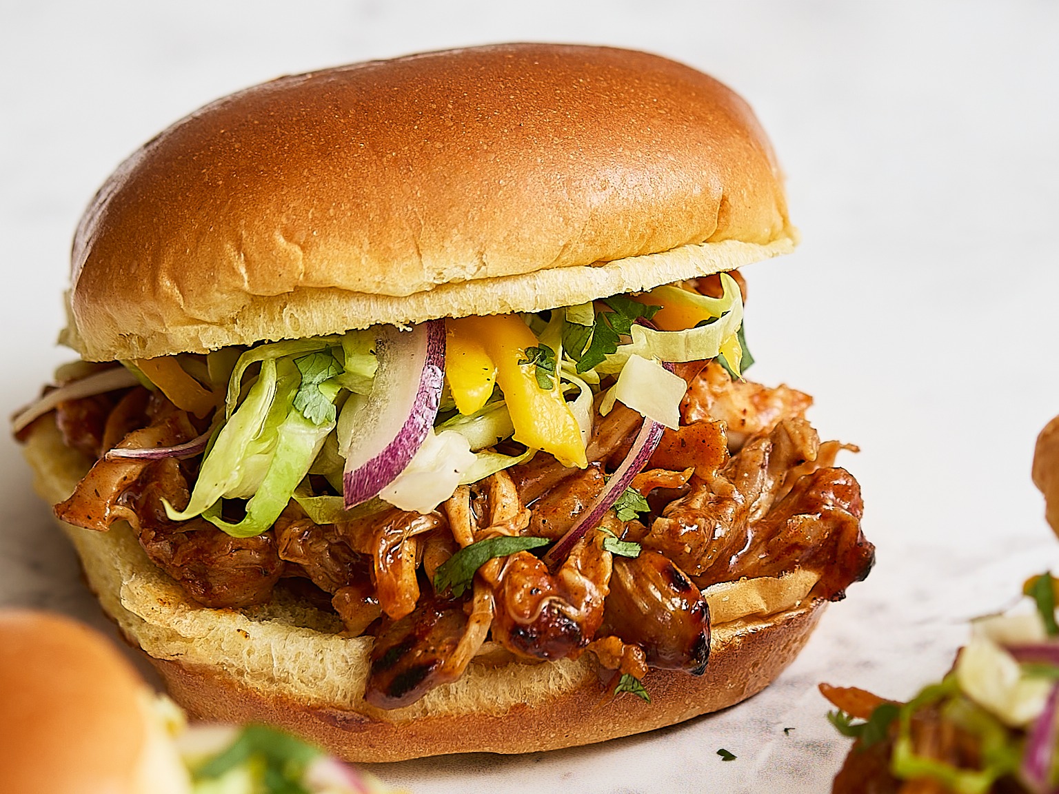 Easy Barbecue Chicken Sammies