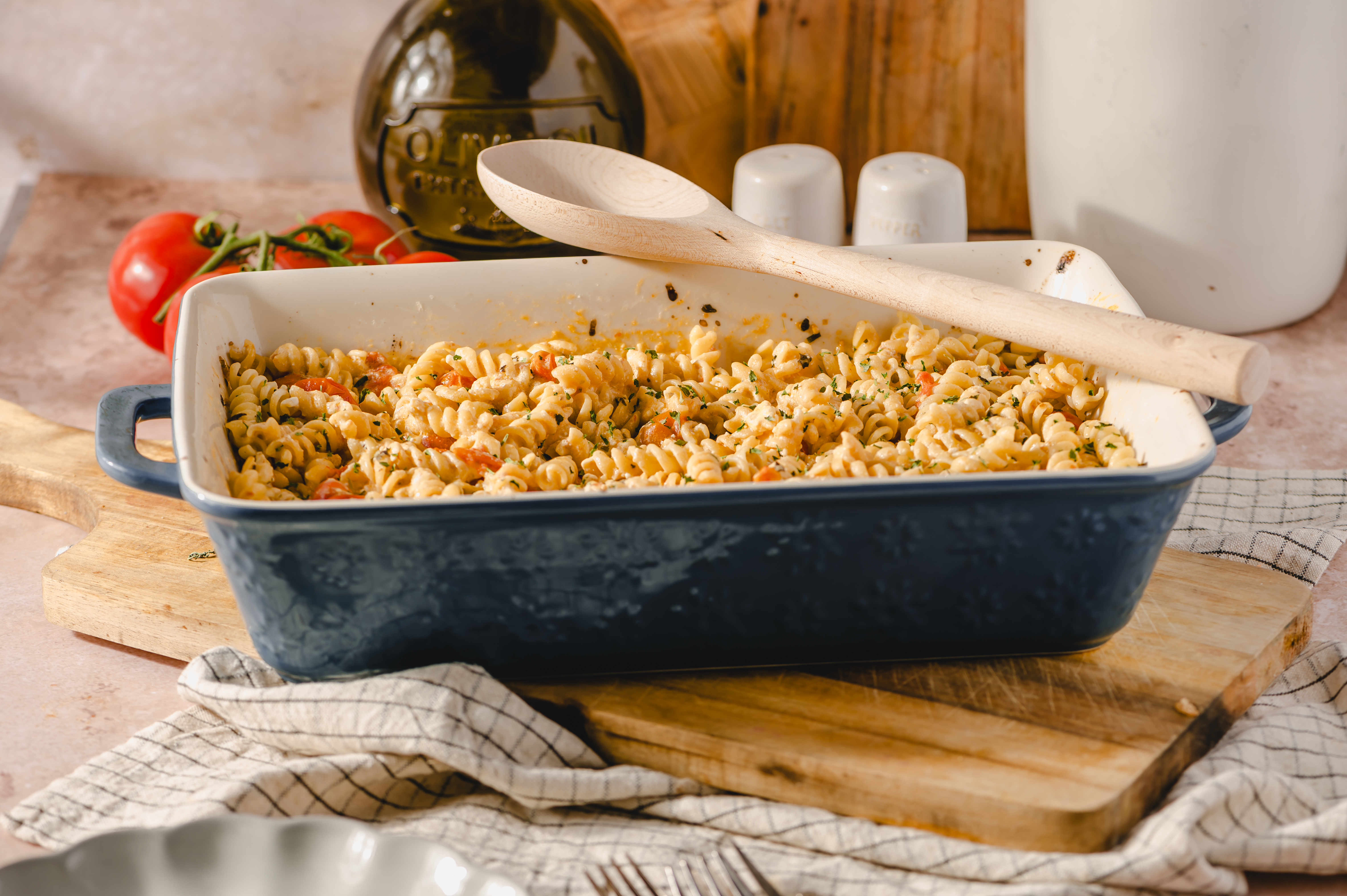 Oven-Baked Feta Pasta