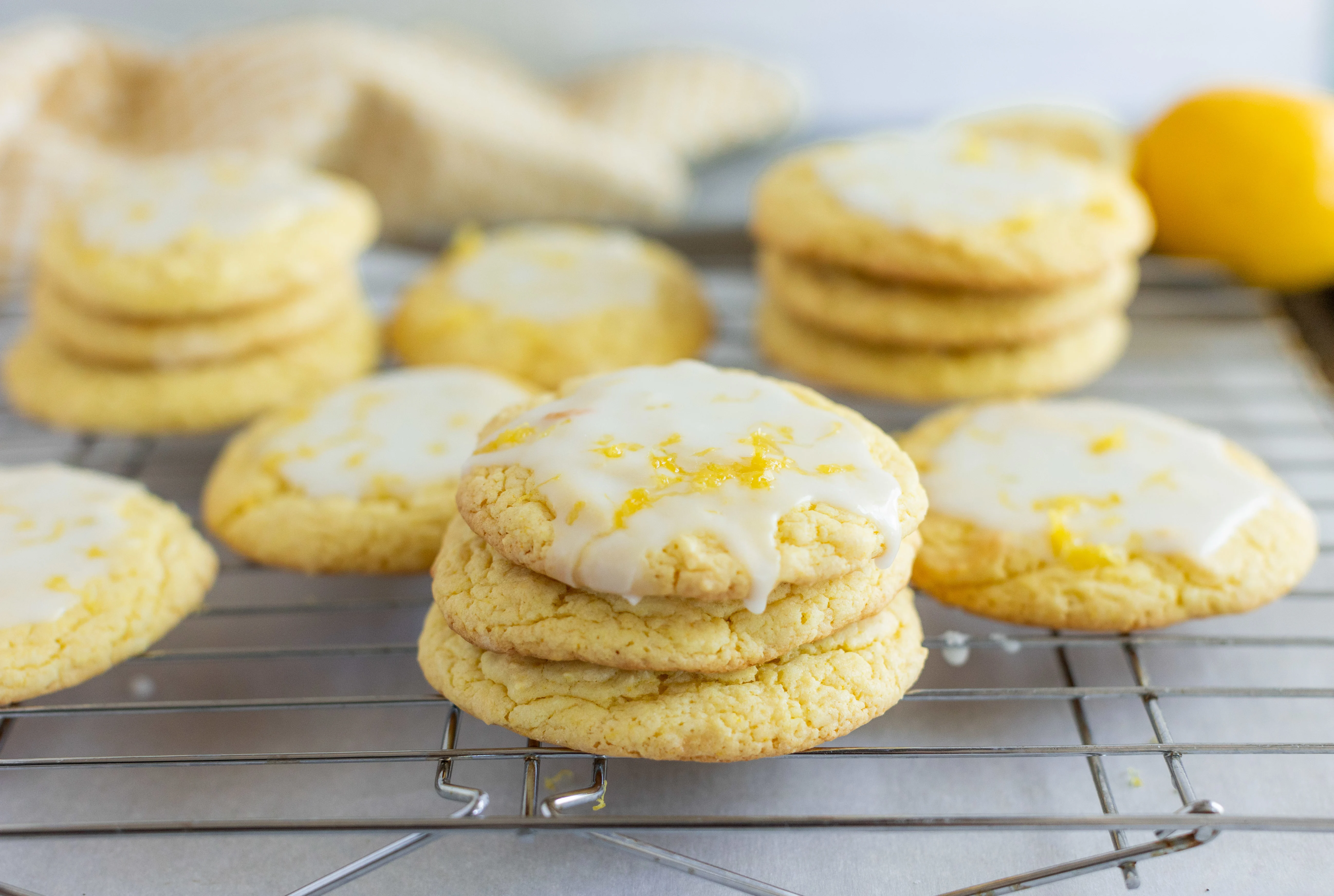 Lemon Cake Mix Cookies
