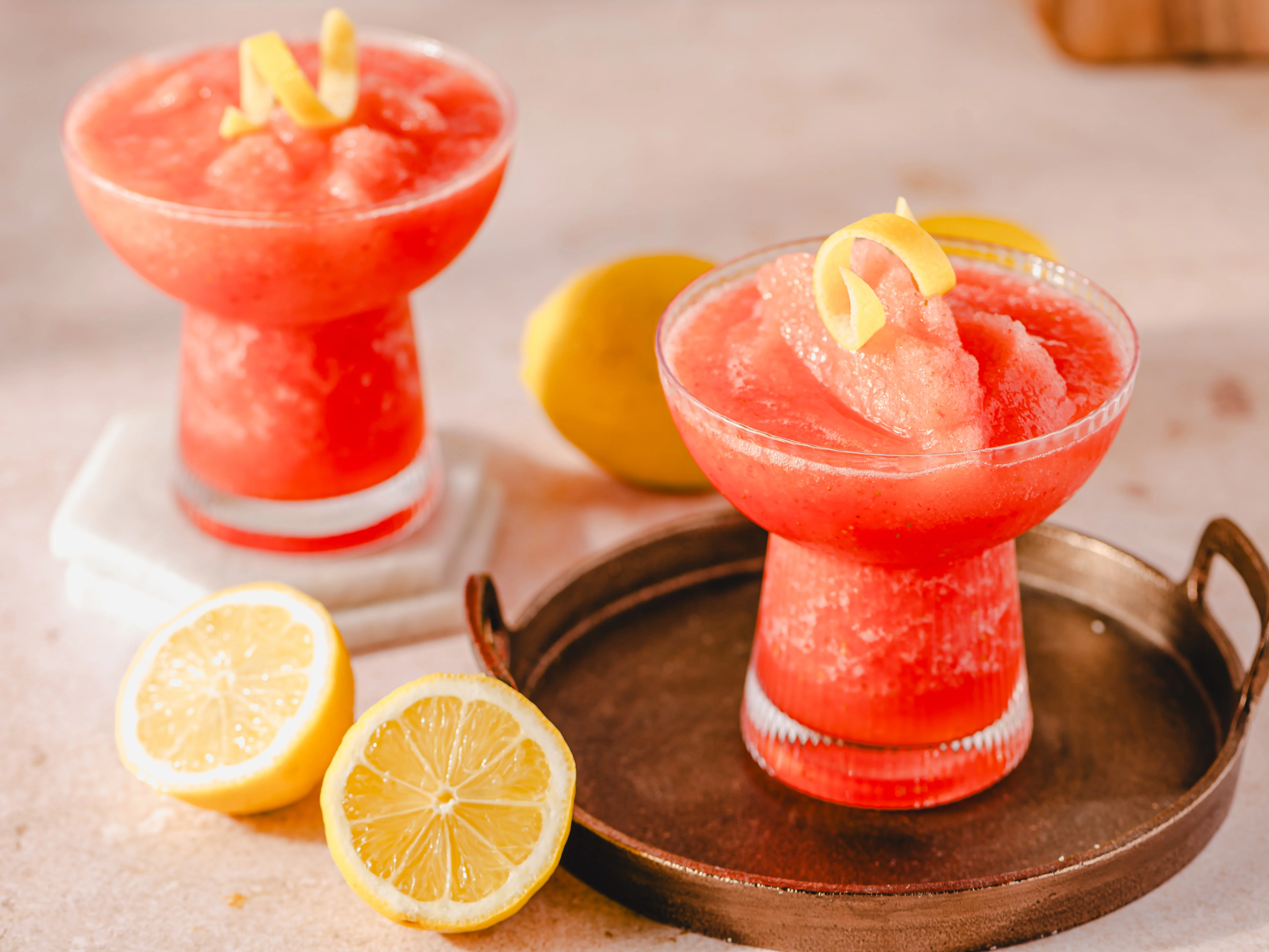 Boozy Frozen Lemonade