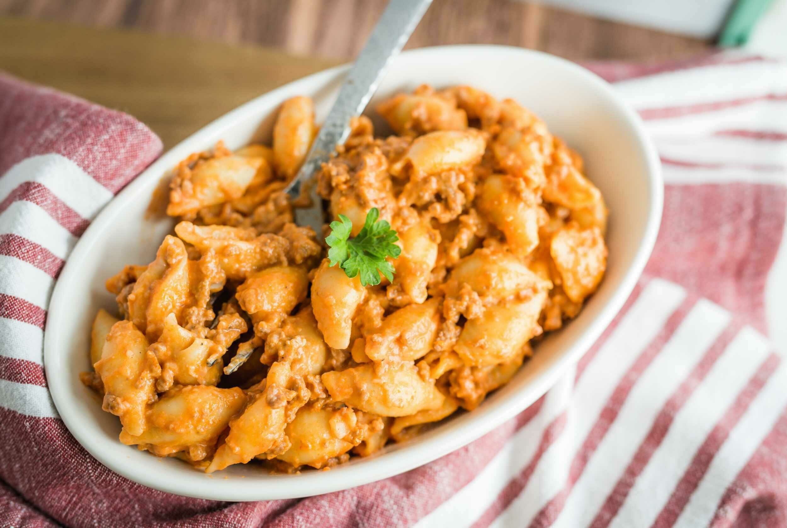 Easy Beef and Shells