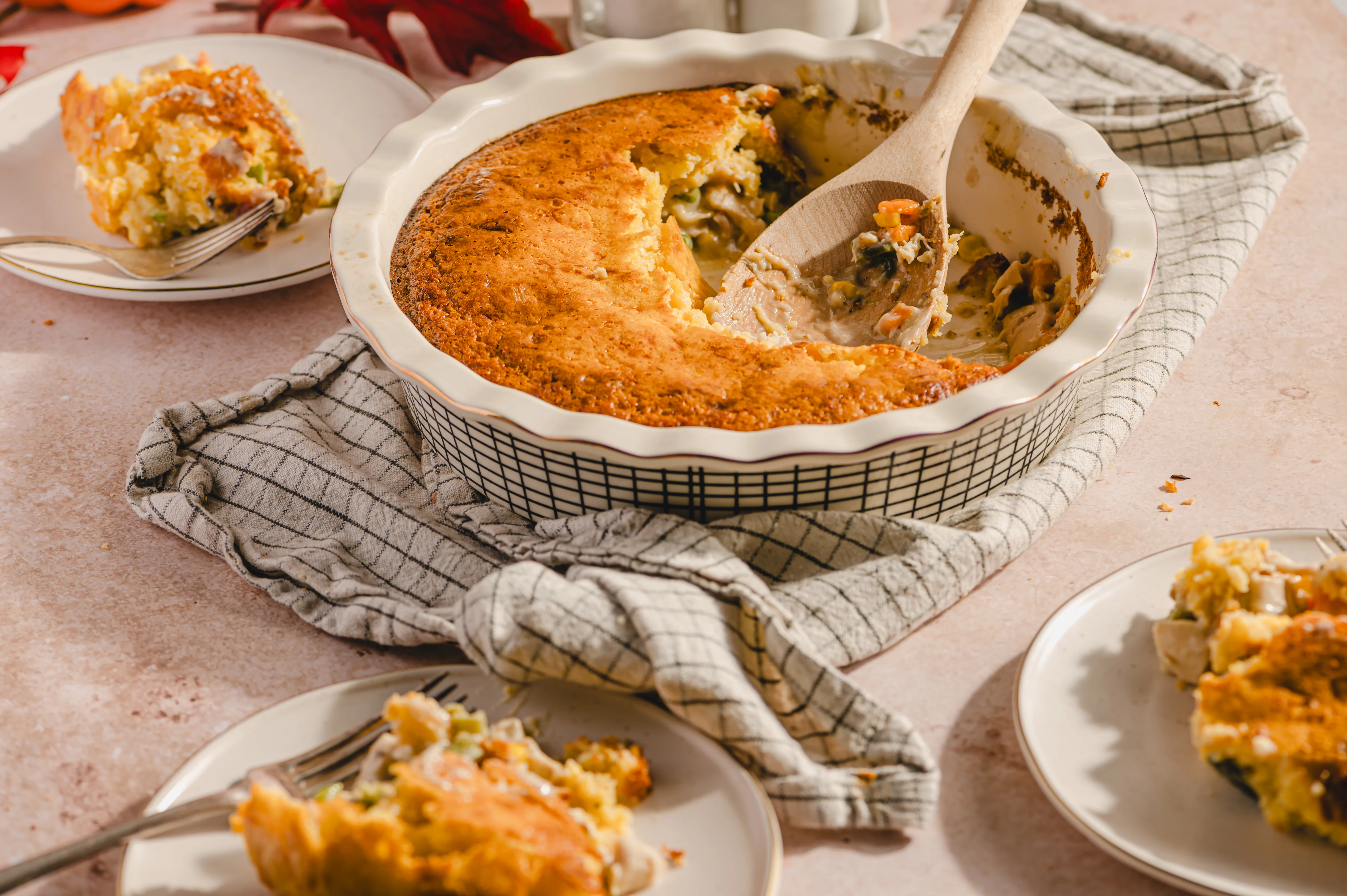 Turkey Cornbread Bake