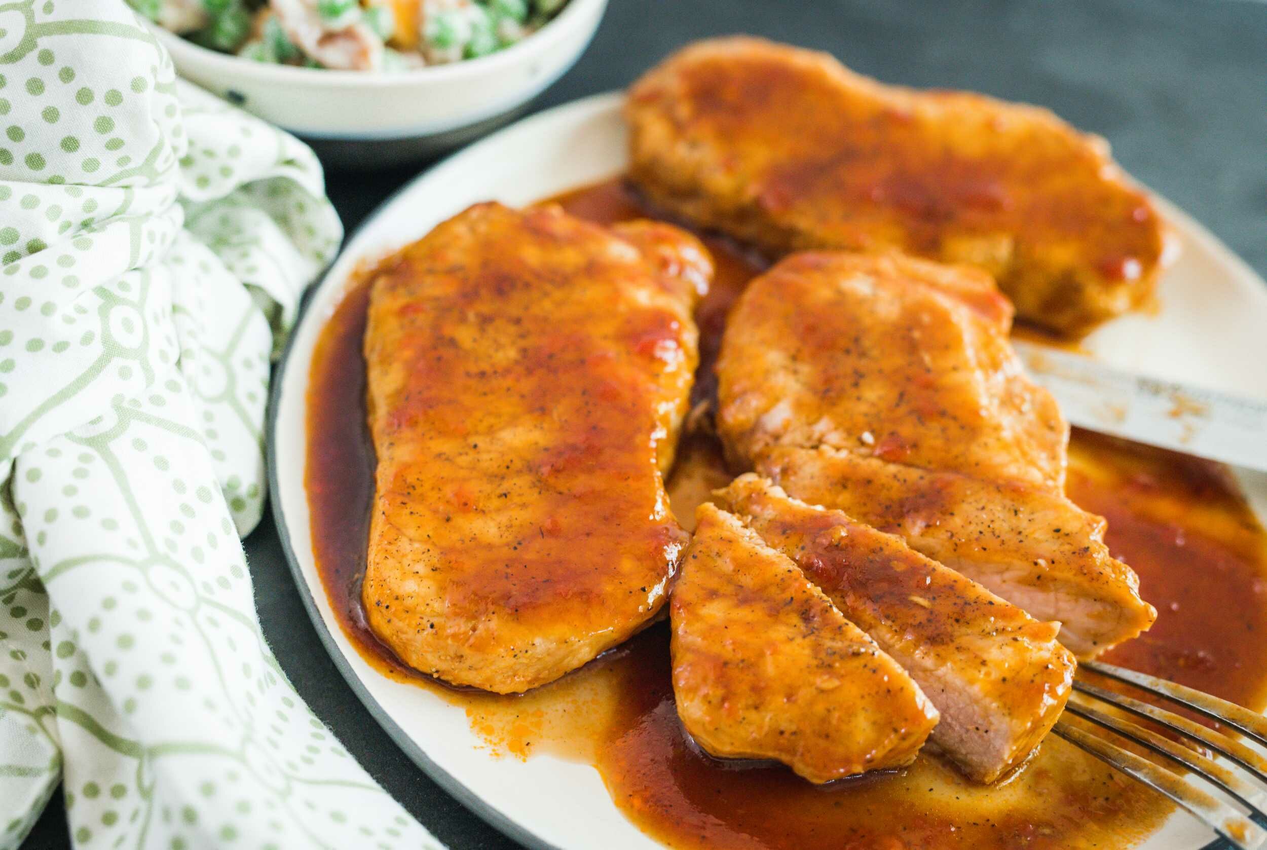 Uncle Speedy's Beer Pork Chops