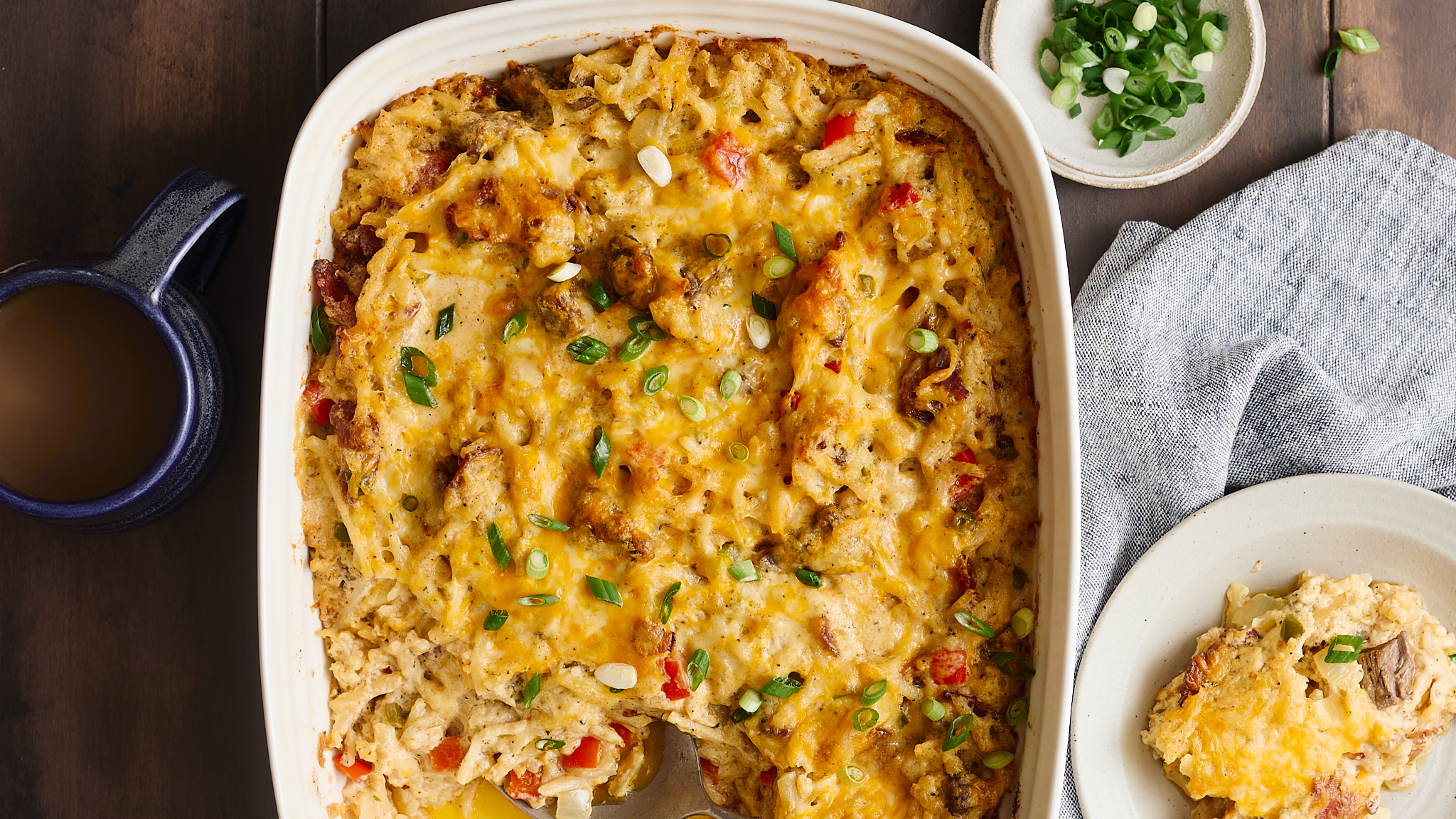 Cheesy Steak Breakfast Hash