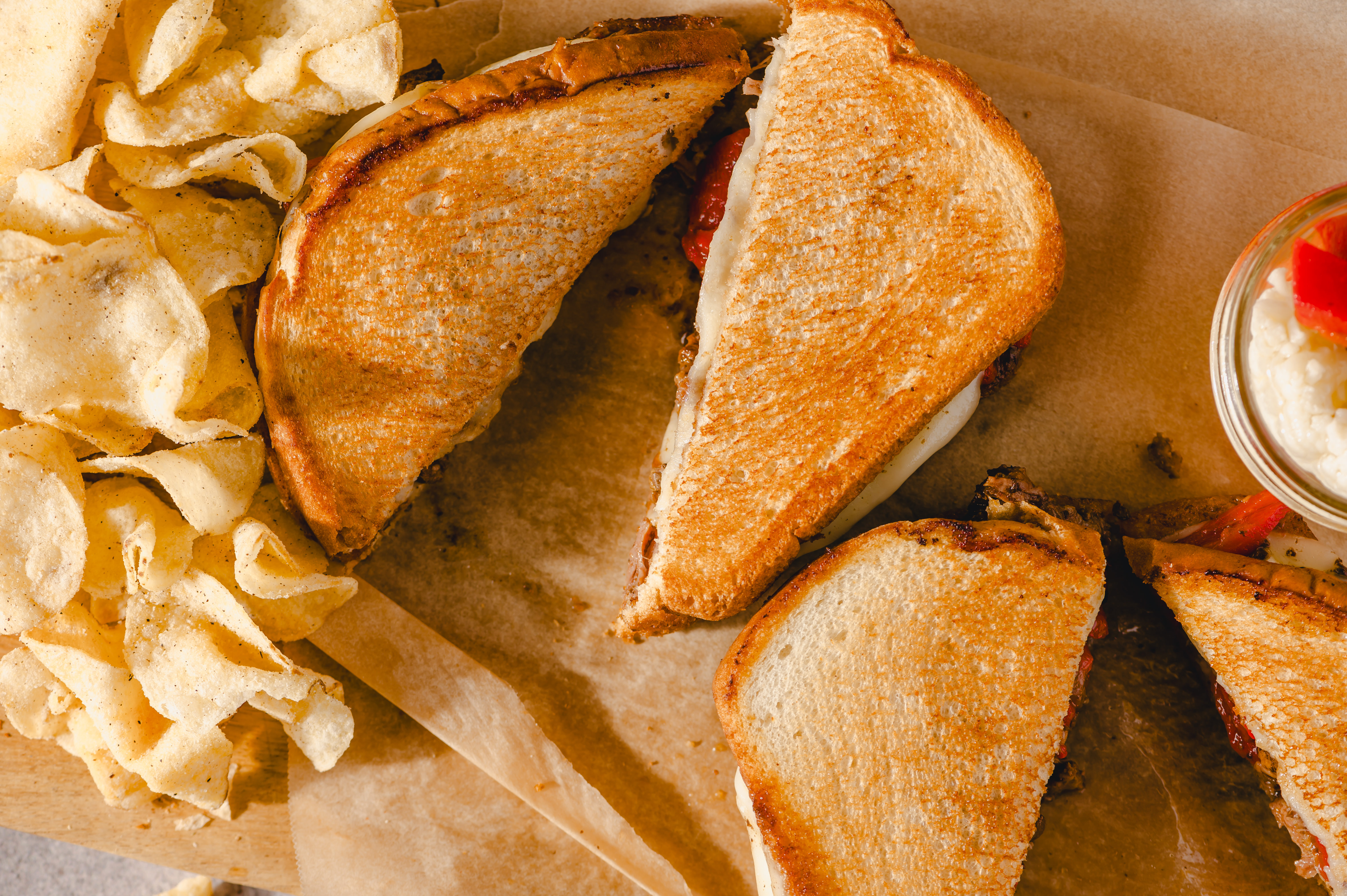 Chicago-Style Grilled Cheese