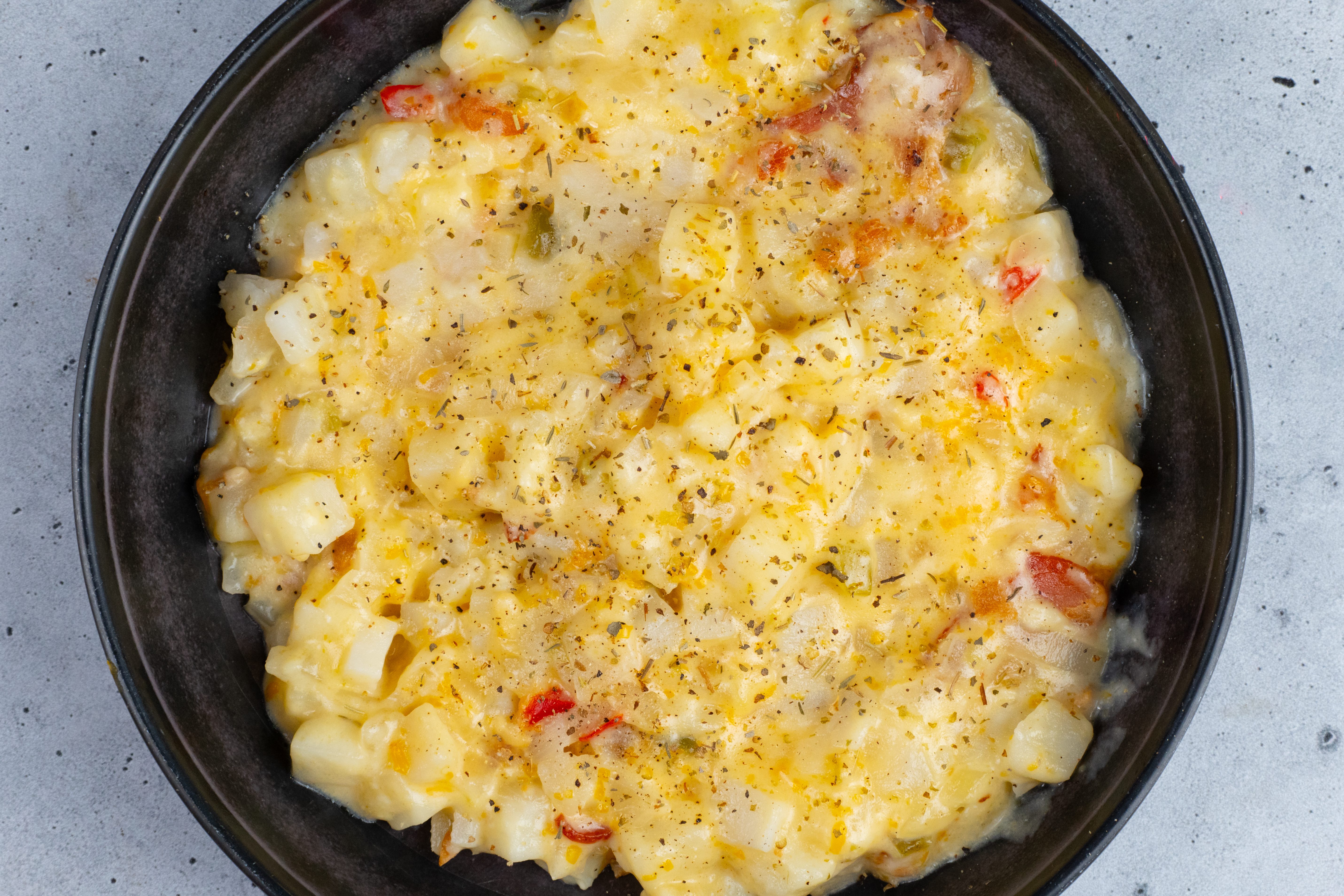 Creamy Loaded Hash Browns