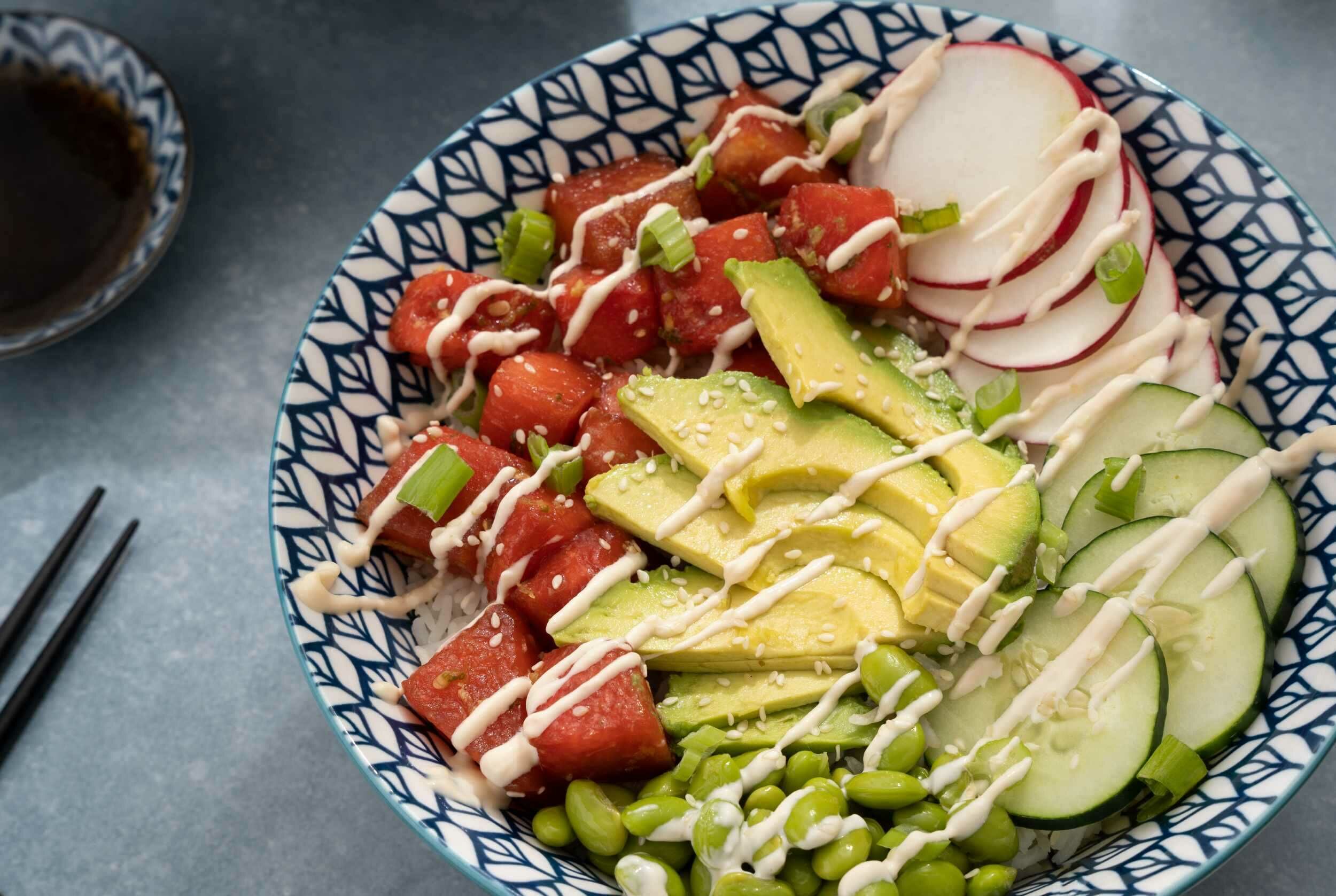 Sweet Summer Poke Bowl