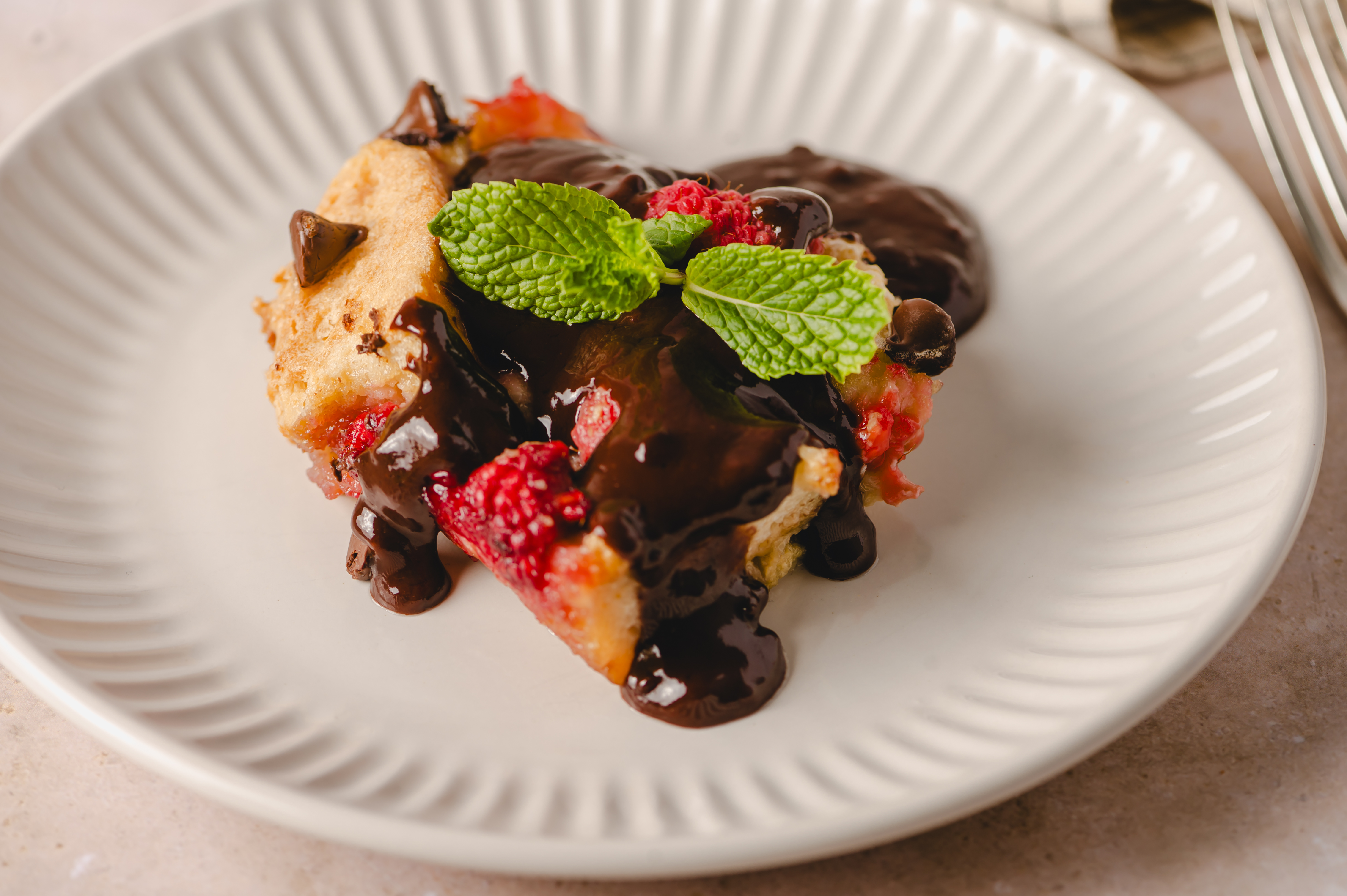 Valentine's Bread Pudding