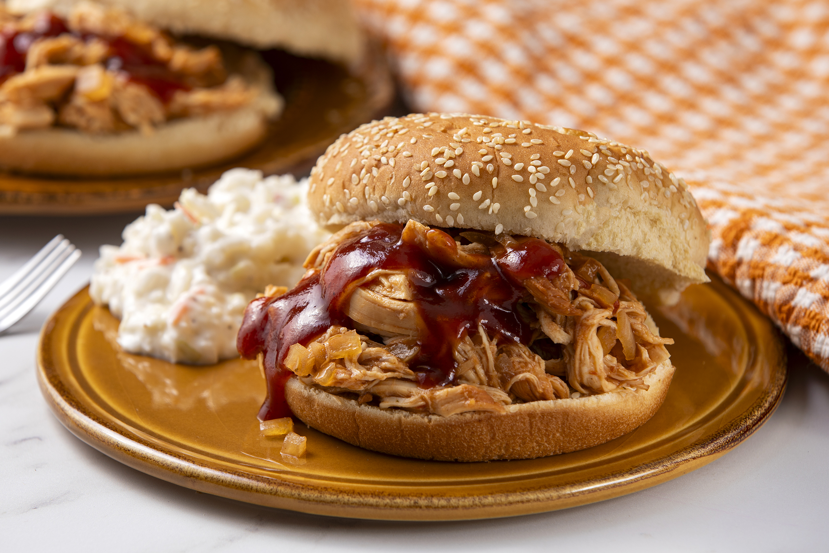 The Best Shredded Barbeque Chicken