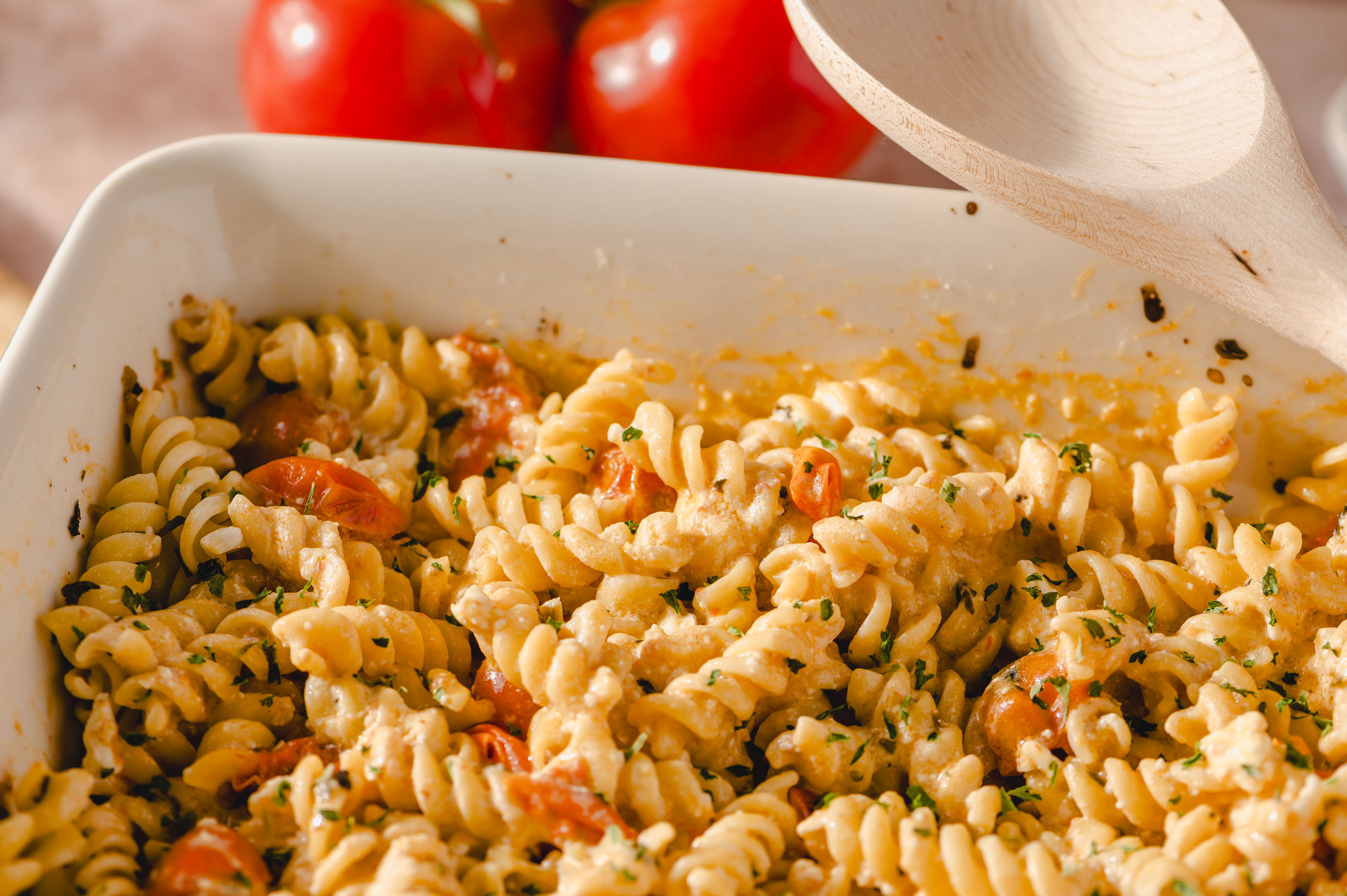 Oven-Baked Feta Pasta