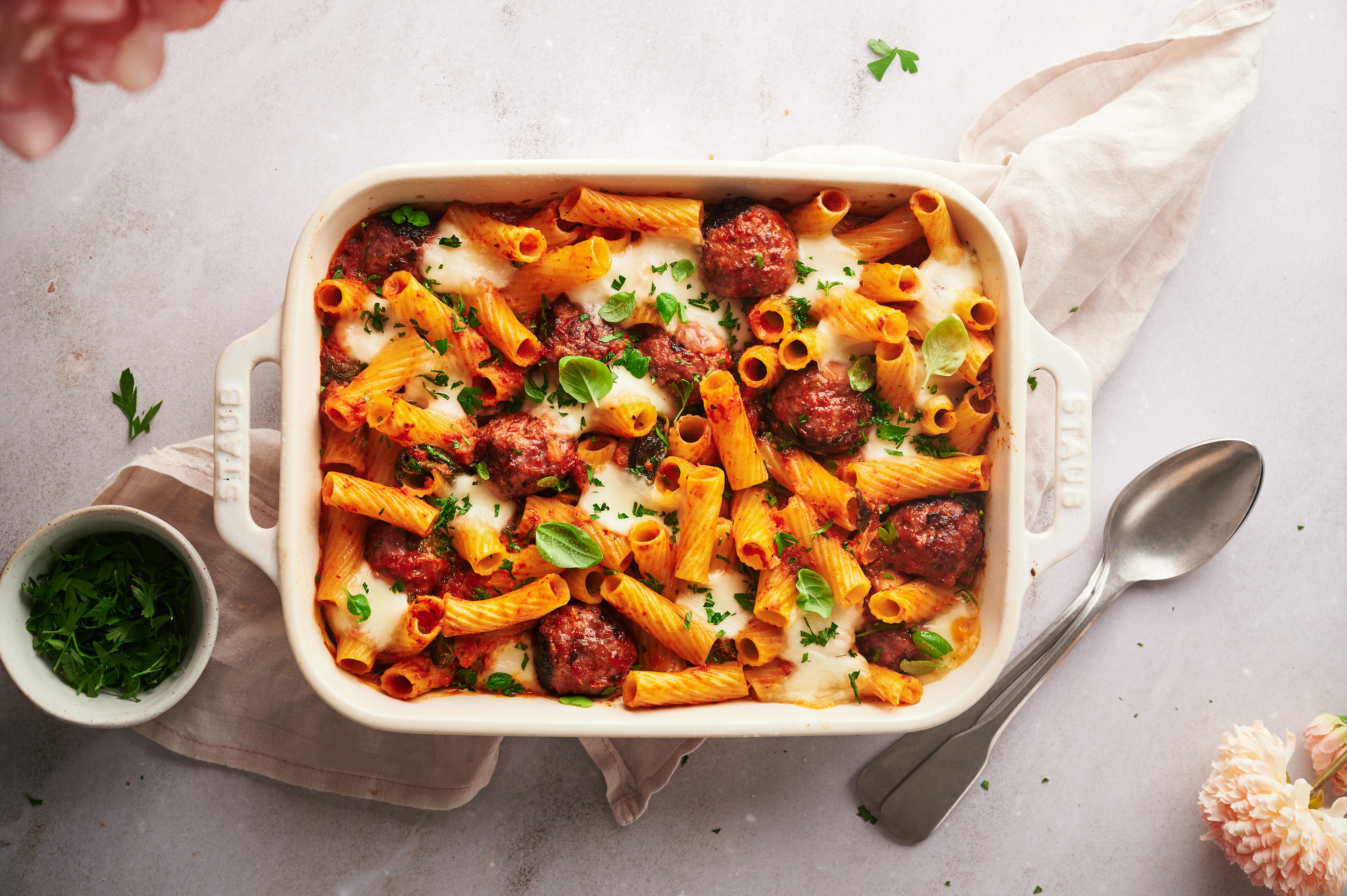 Maria's Meatball Pasta