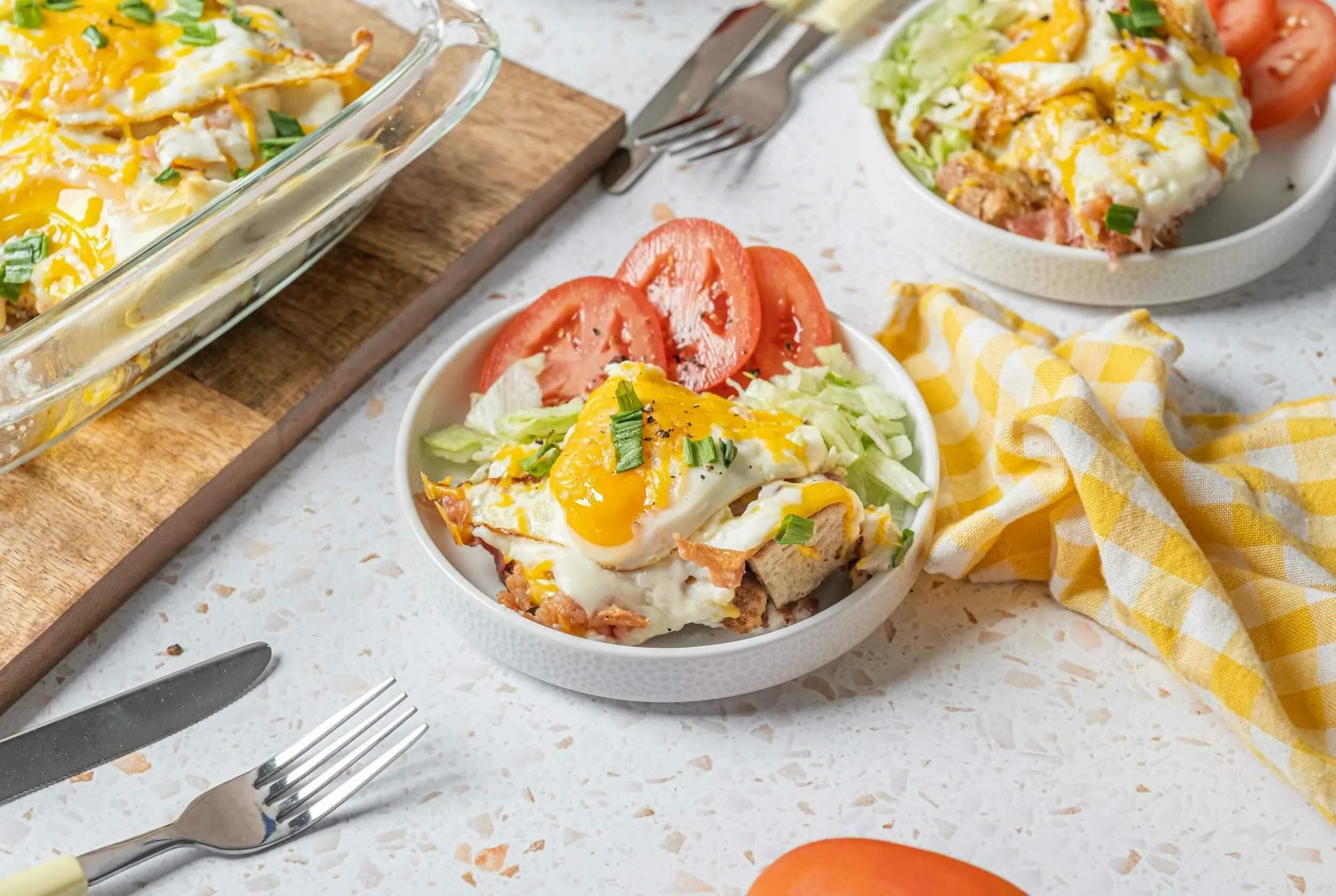 BLT Egg Bake