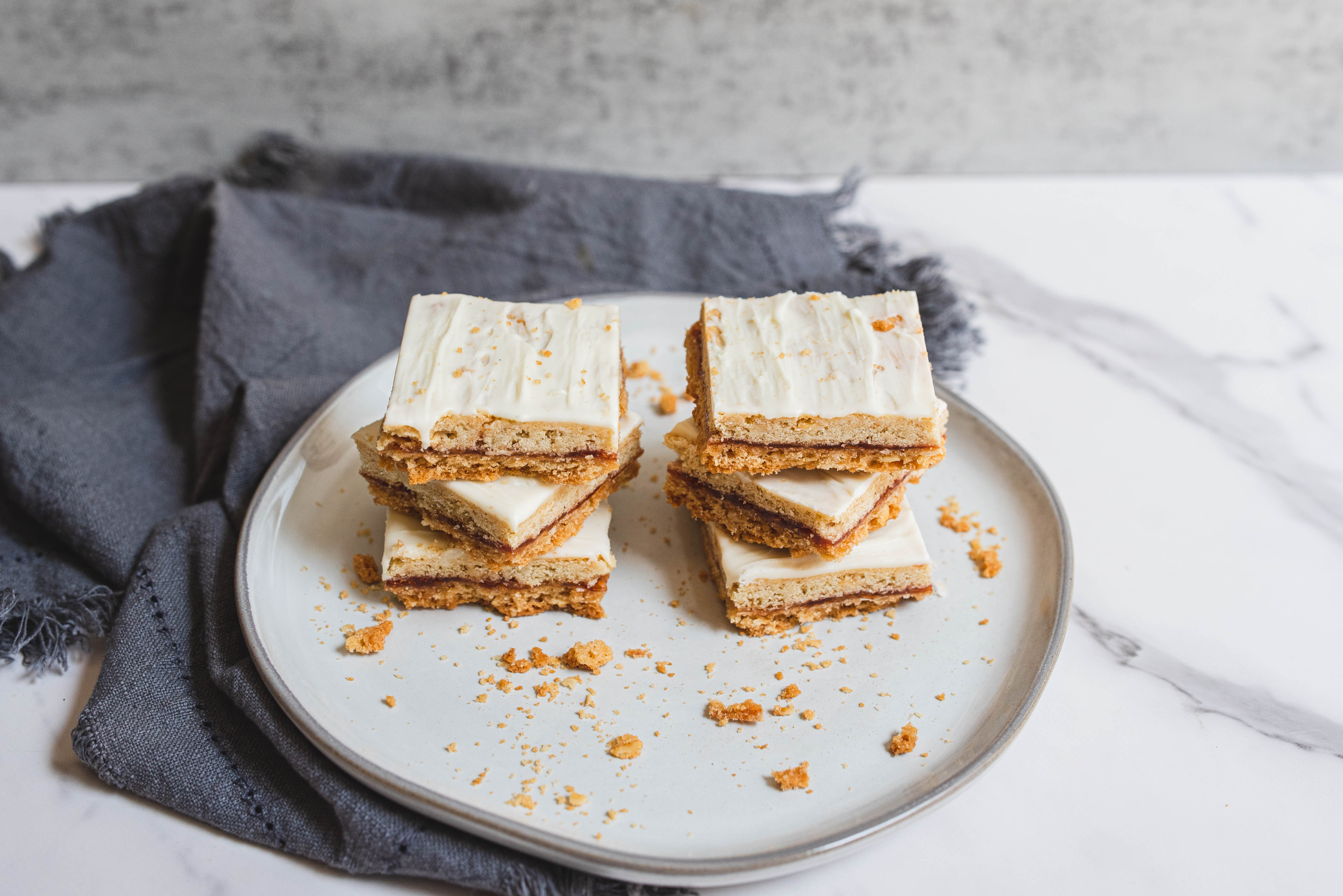 White Chocolate Raspberry Bars