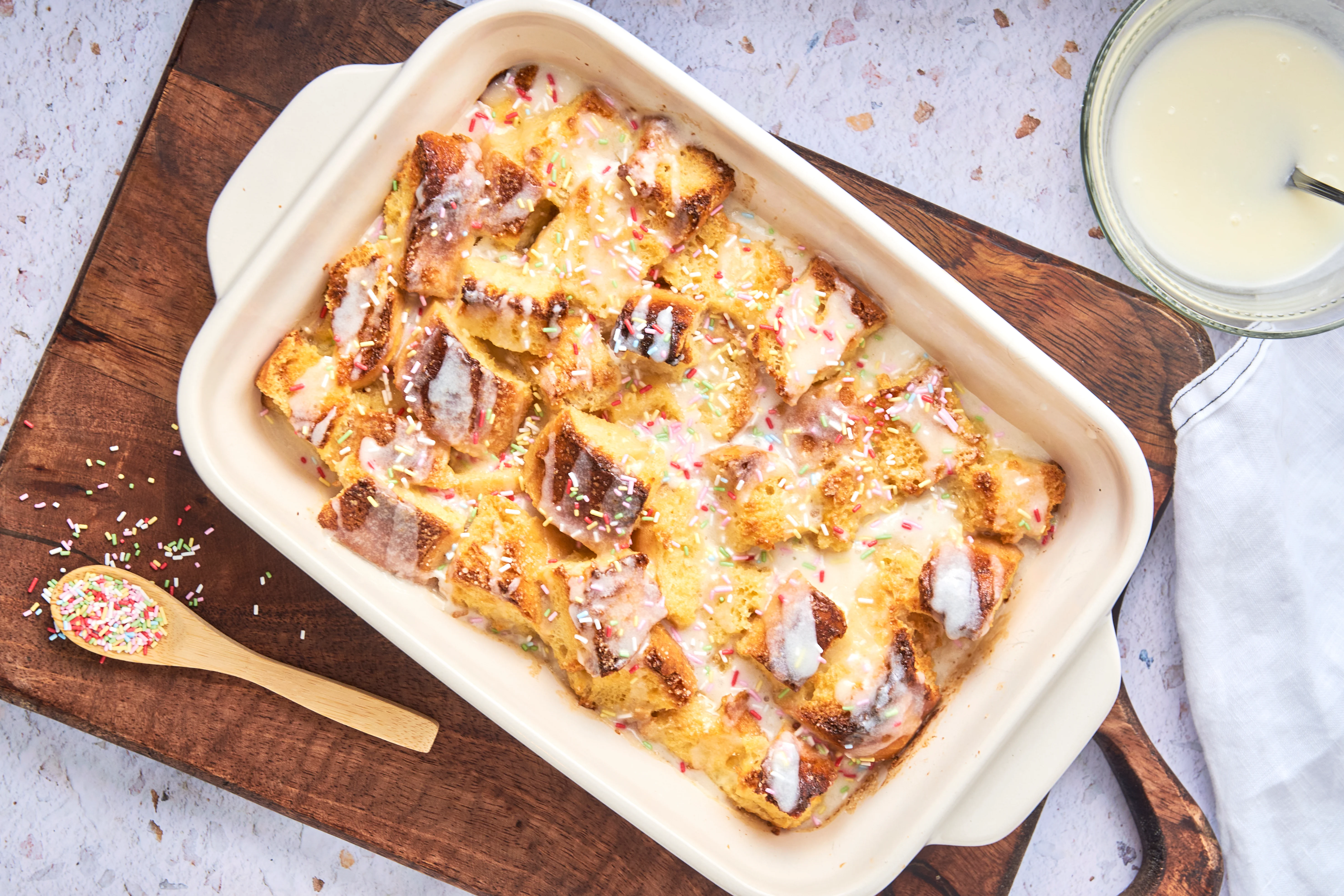 Sugar Cookie Breakfast Casserole