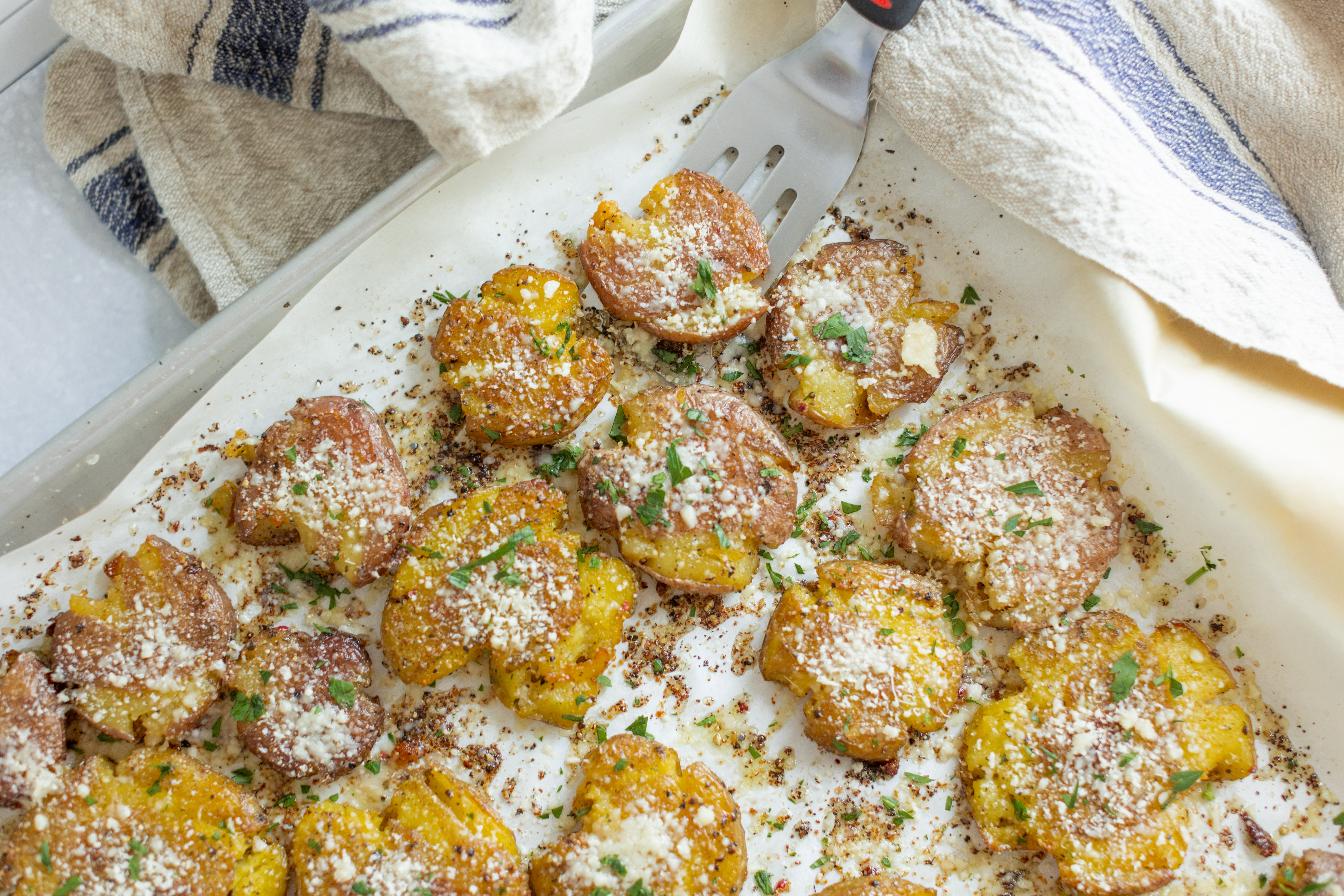 Killer Smashed Potatoes