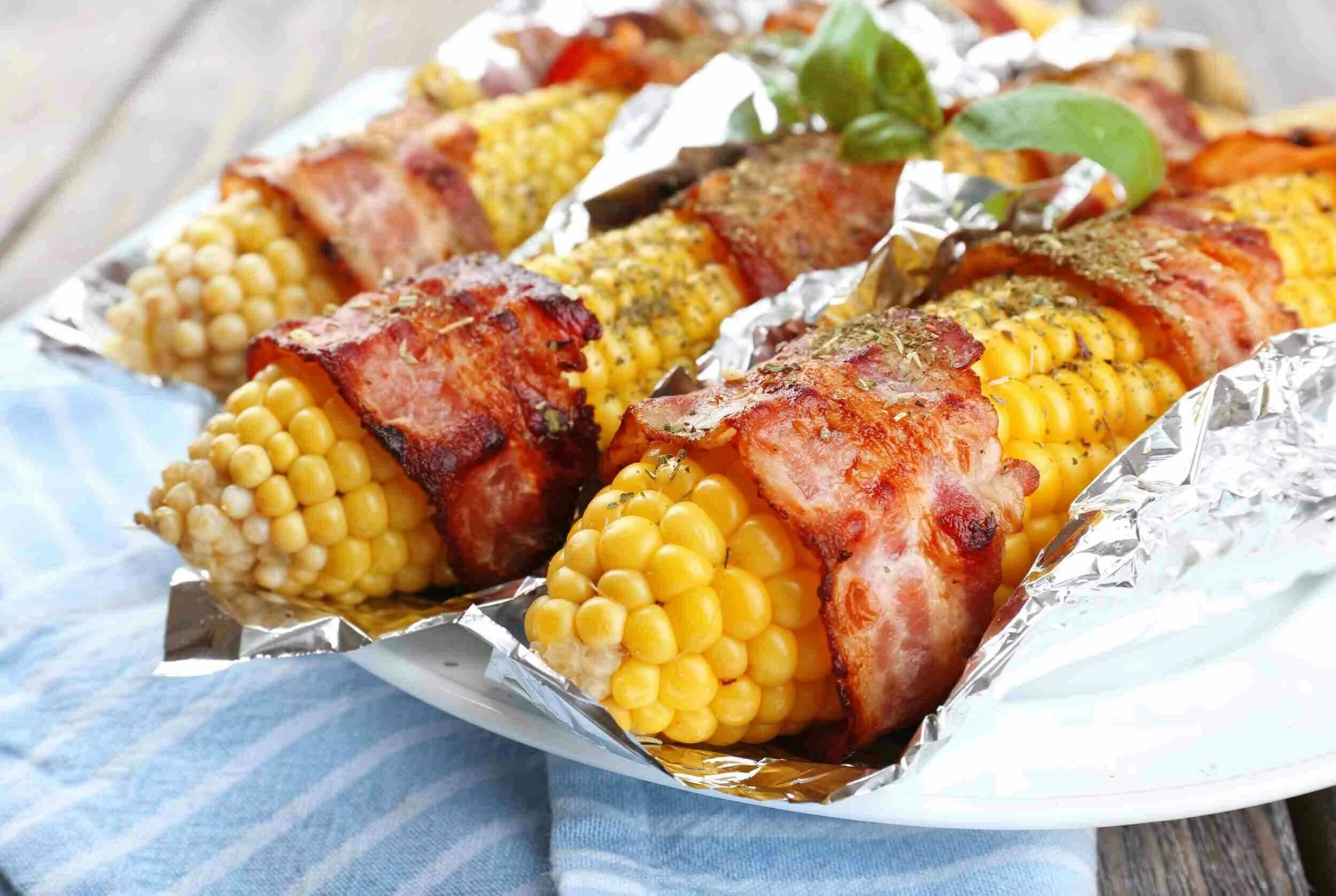 Bacon-Wrapped Corn