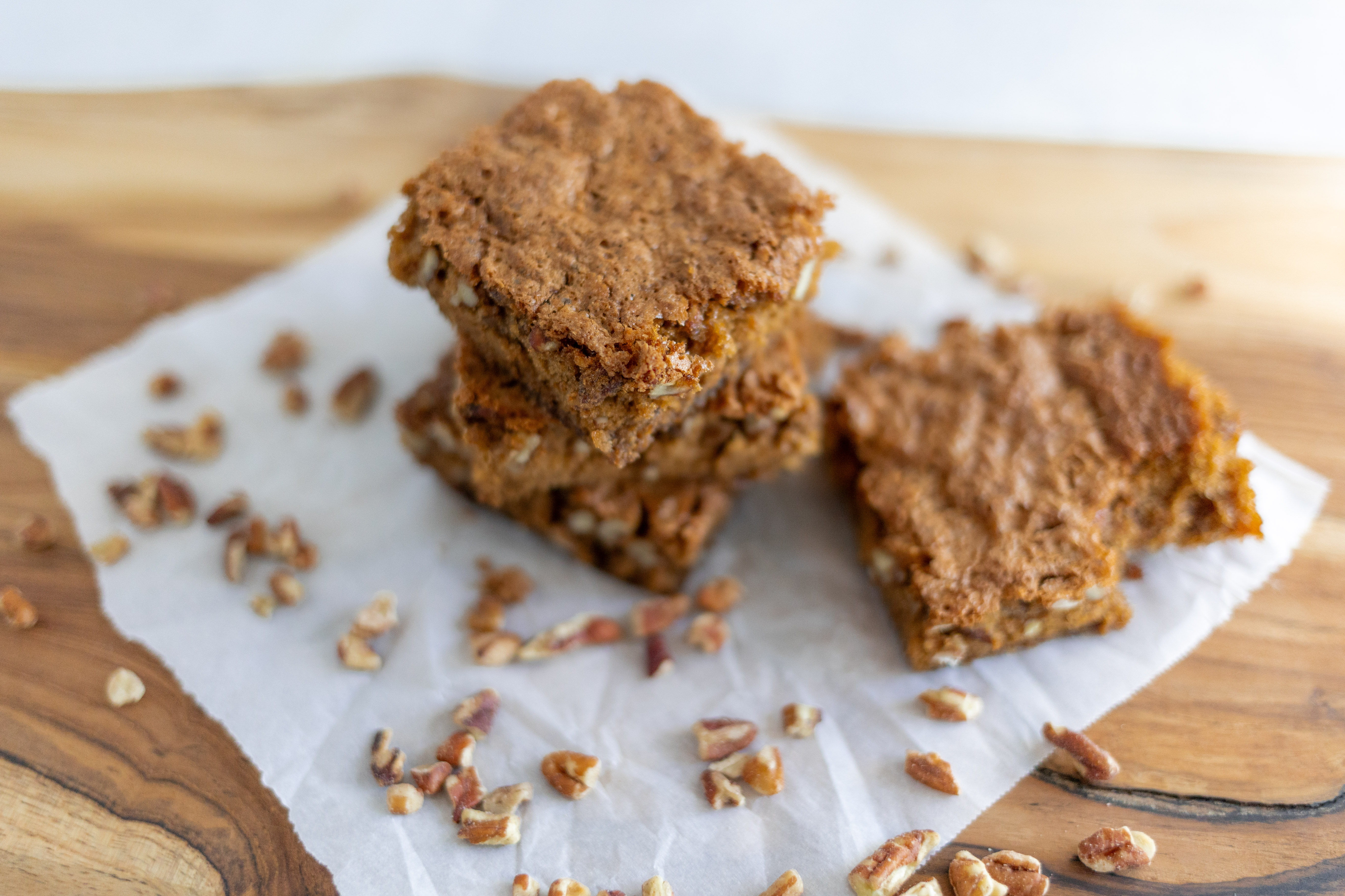Chewy Pecan Pie Bars