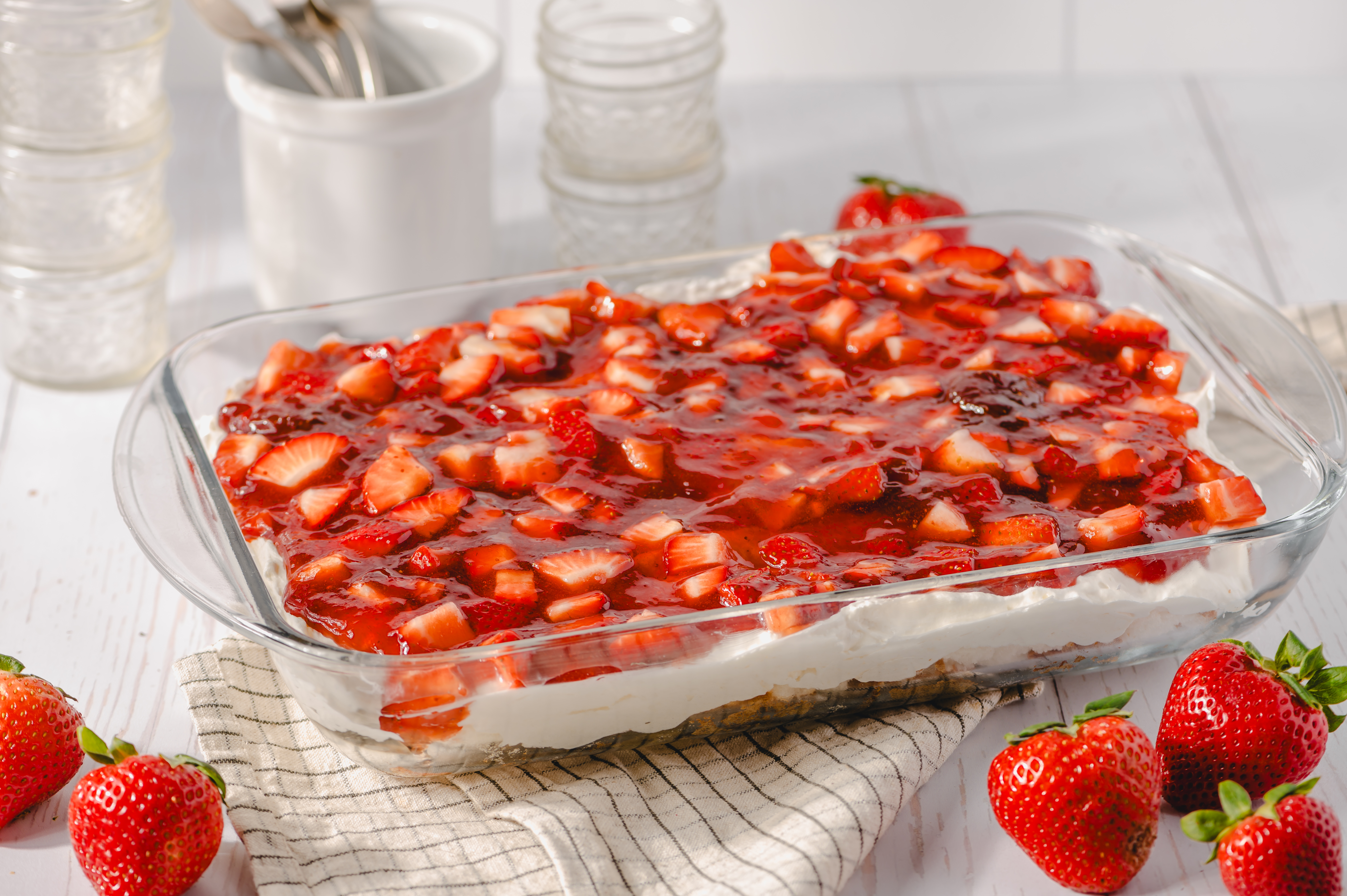 Strawberry Angel Food Delight