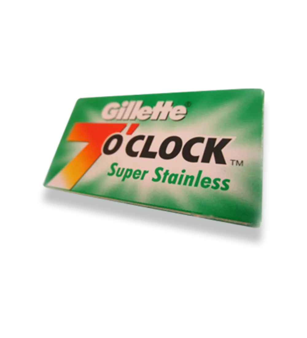 Gillette 7 O'Clock Super Stainless Double Edge Razor Blades