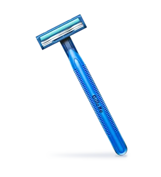 Blue II Plus Disposable Razors glide easily on the skin | Gillette SA