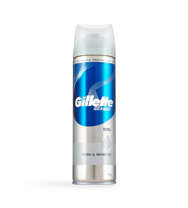 Gillette Series Pure and Sensitive Shaving Gel for Sensitive Skin