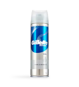 Gillette Series Pure and Sensitive Shaving Gel for Sensitive Skin