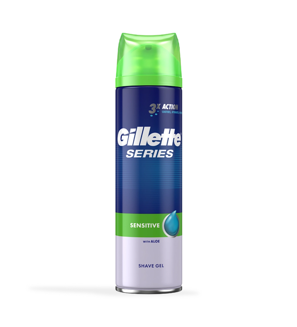 Gillette Series Sensitive Shaving Gel with Aloe Vera