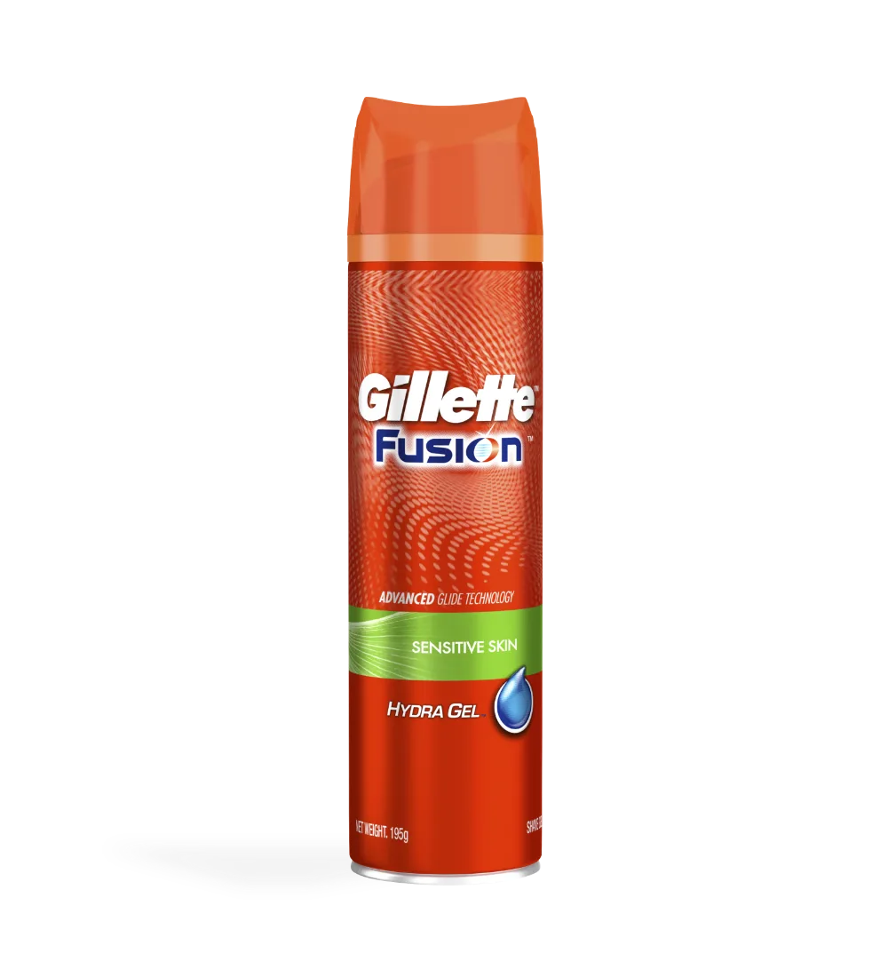 Gillette Fusion Hydra Gel Sensitive Skin Shaving Gel | Gillette IN