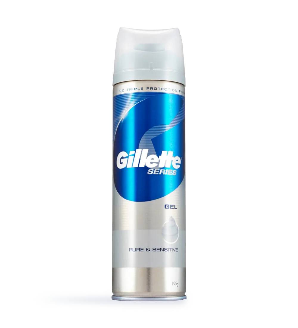 Gillette Series Pure and Sensitive Shaving Gel for Sensitive Skin