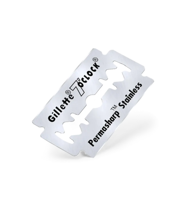 7 O'Clock Super Platinum Double Edge Razor Blades | Gillette IN