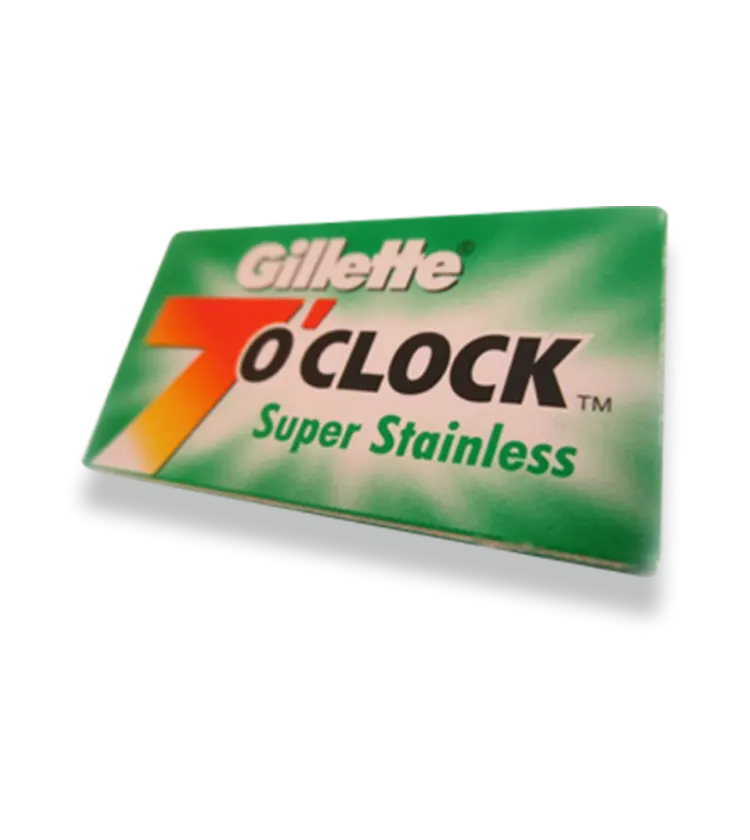 Gillette 7 O'Clock Super Stainless Double Edge Razor Blades