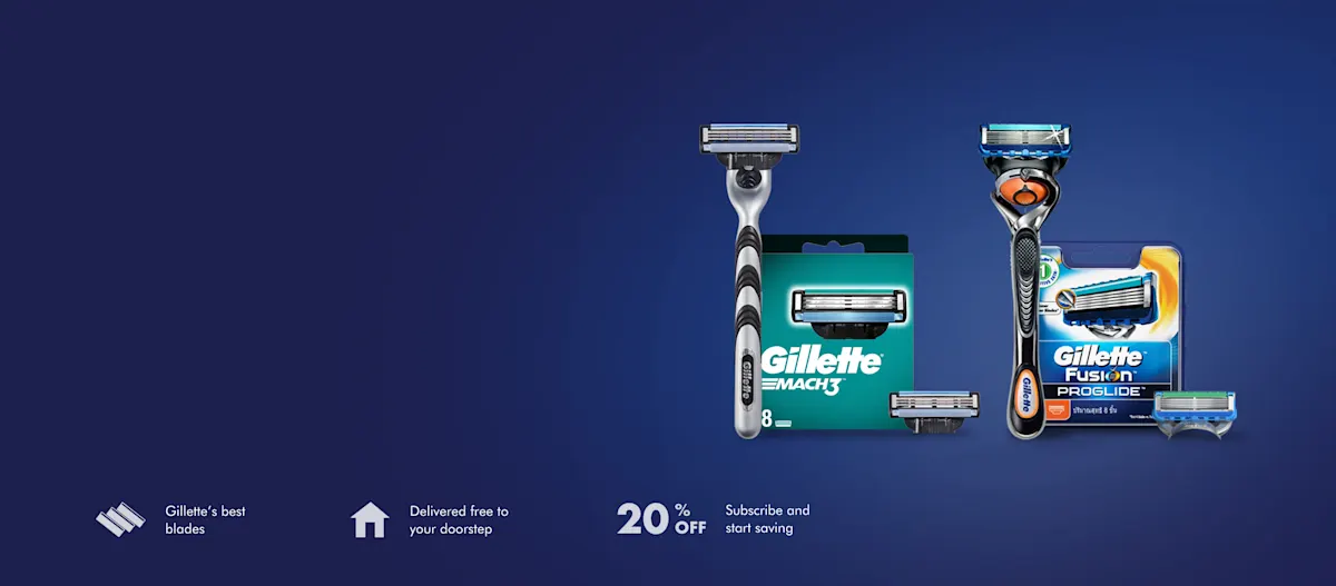 Gillette Club - Pick Your Blades And Start Saving | Gillette India